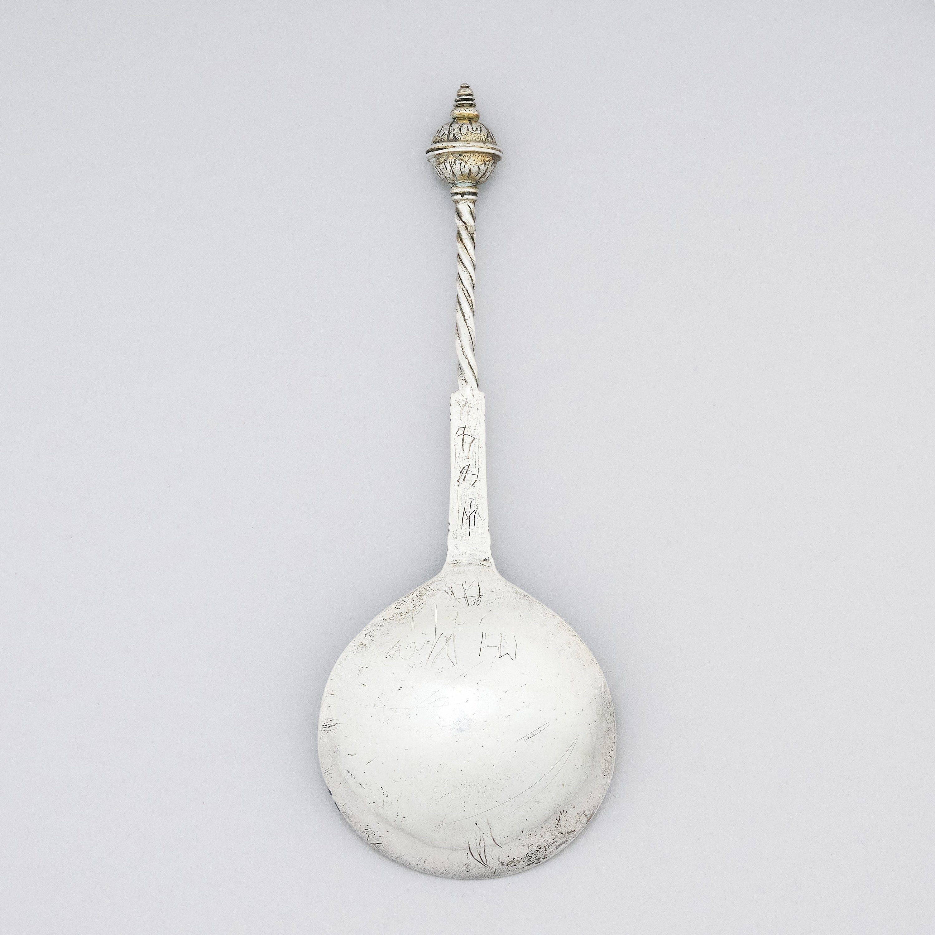 A probably Scandinavian 18th Century silver spoon, no makers mark ...