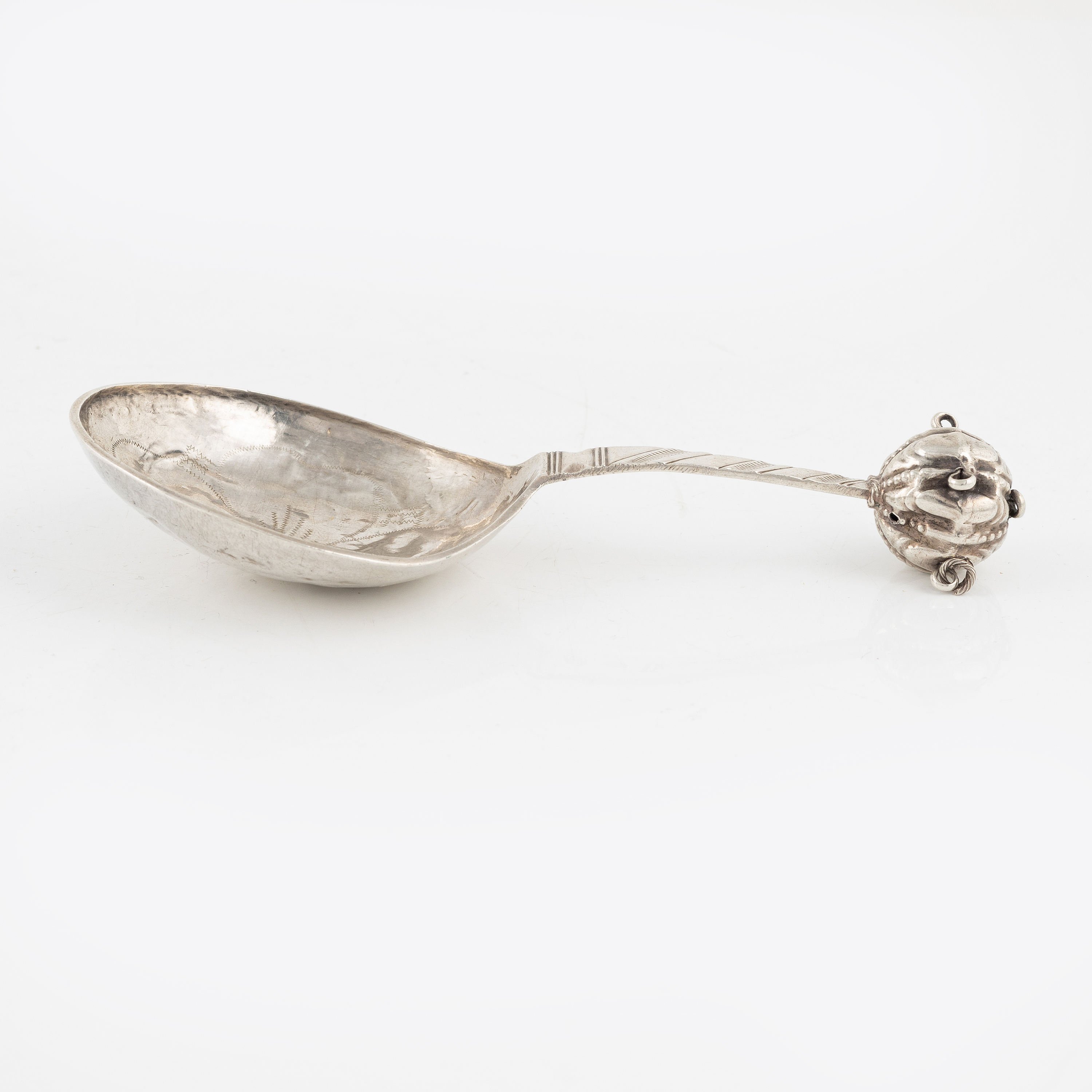 A Swedish Silver Vodka Spoon, mark of Conrad Gadd, Kristianstad 1734 ...