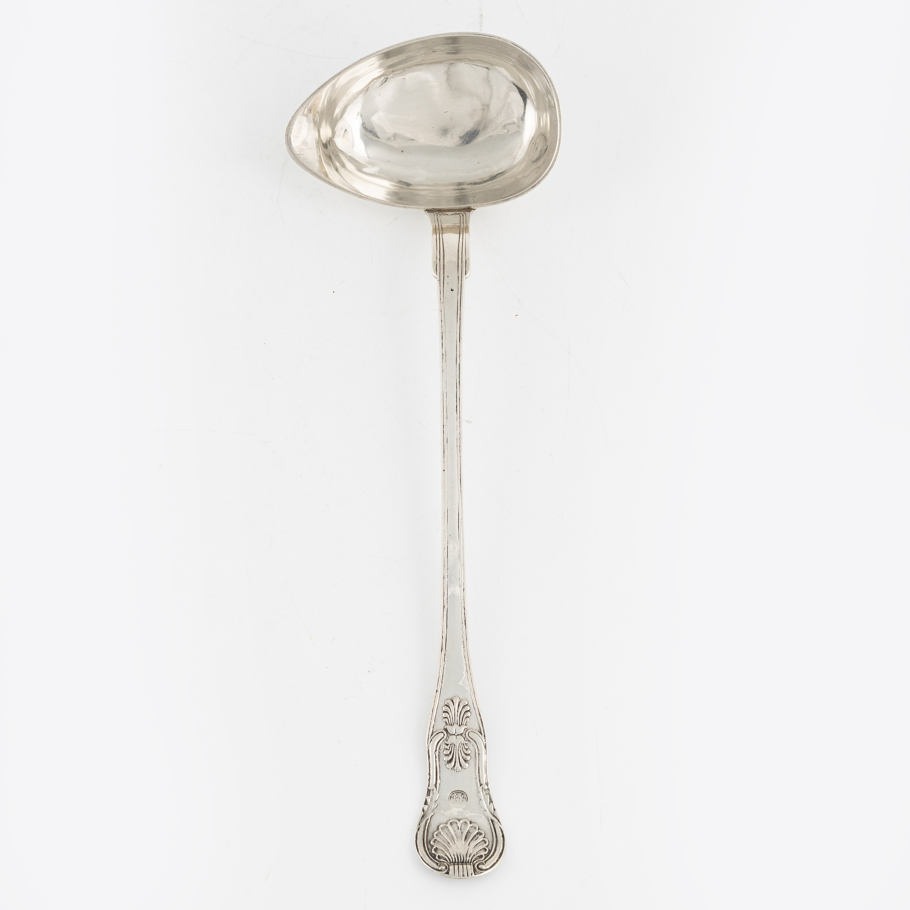 A Swedish Silver Ladle, mark of Gustaf Folcker, Stockholm 1851. - Bukowskis