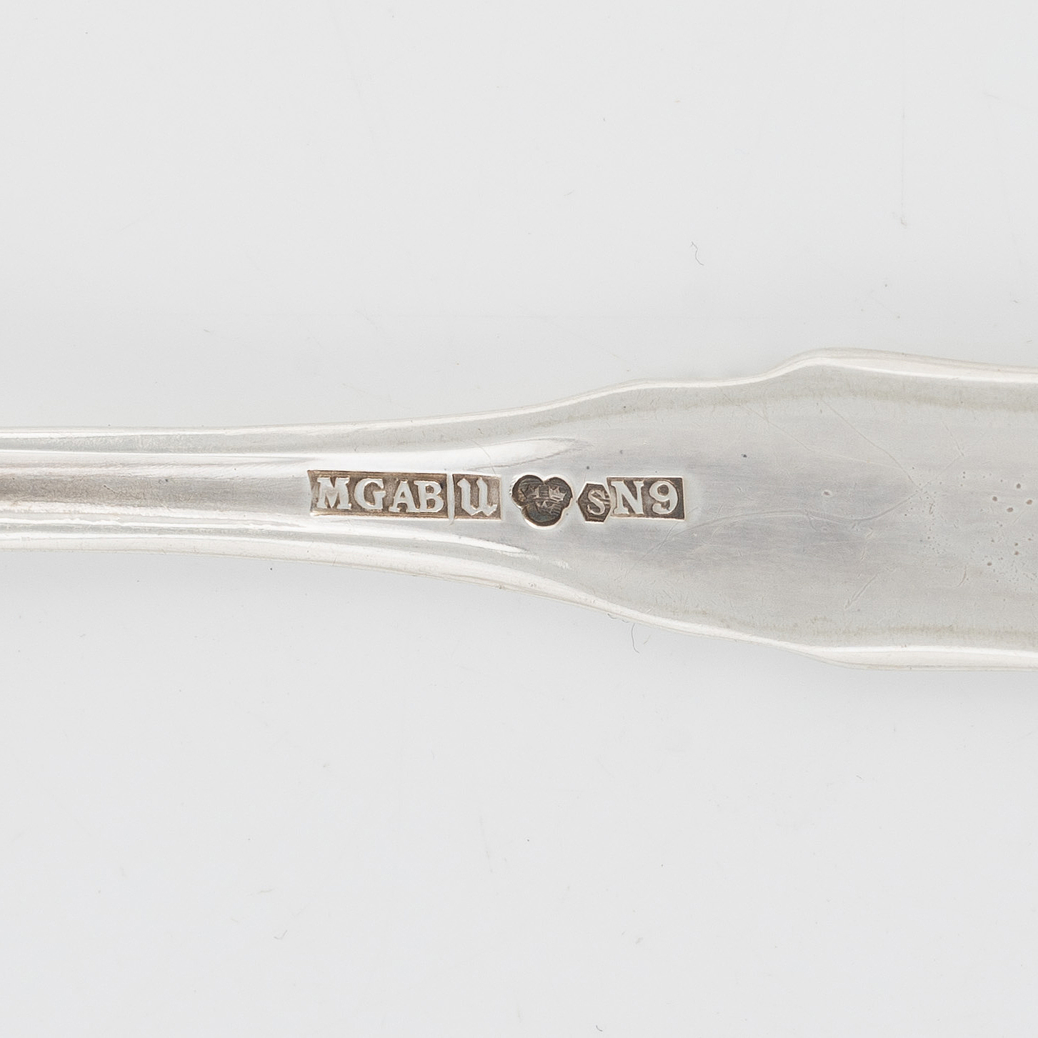 Gafflar 13 st, skedar 10 st, "Uppsala", silver, MGAB, 1900-talets andra ...