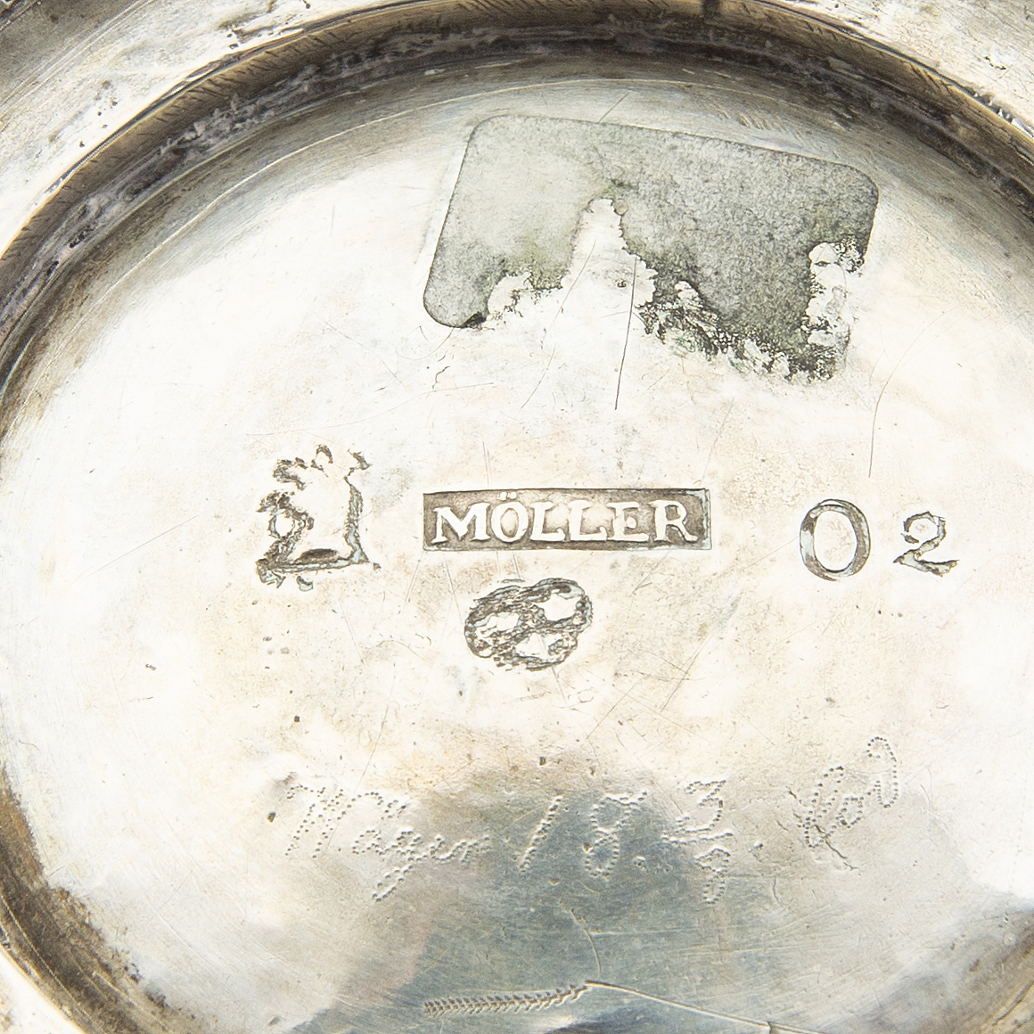 A Swedish 18th century sivler beaker mark of Jacob Möller Malmö 1796 ...