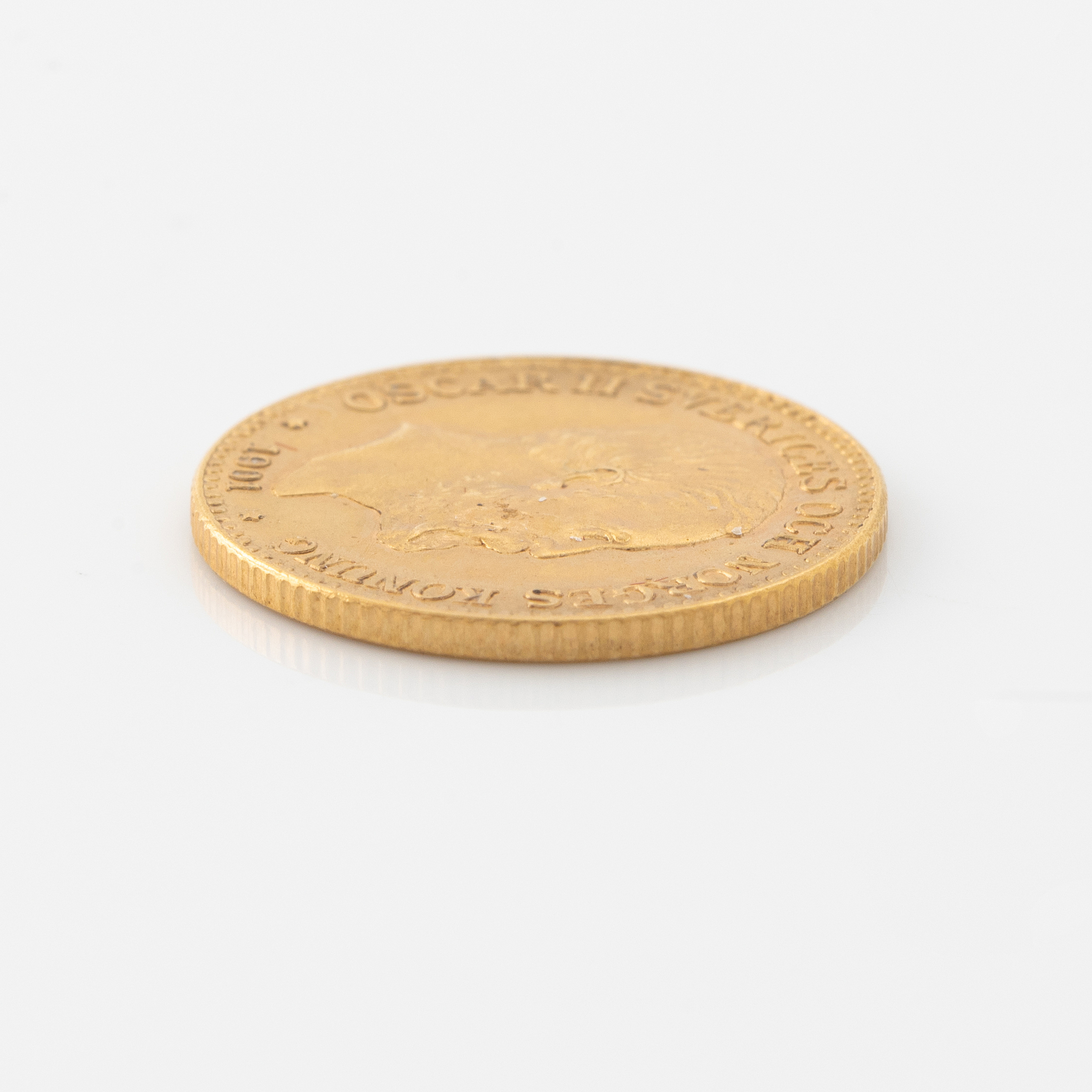 Oscar II, guldmynt, 10 kronor, 1901. - Bukowskis