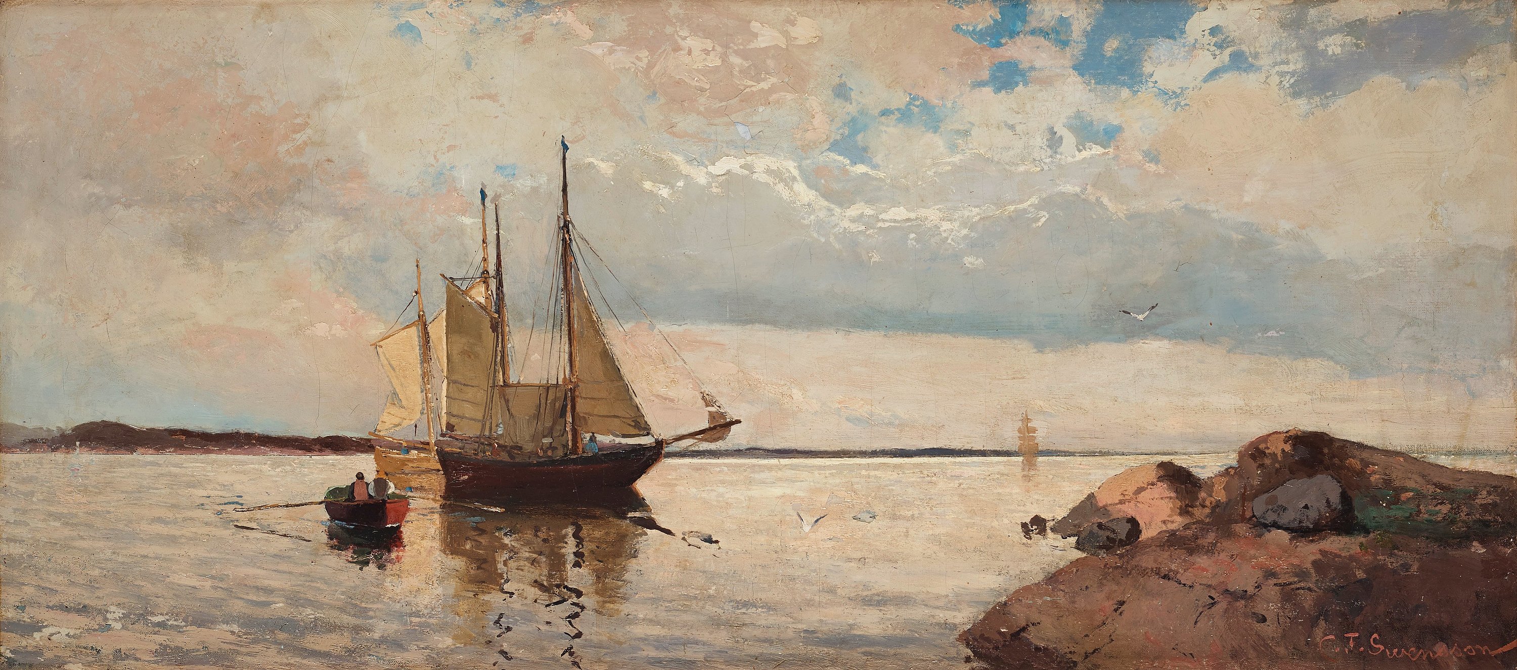 Christian Fredrik Swensson (Svensson), Coast of Kalmar. - Bukowskis