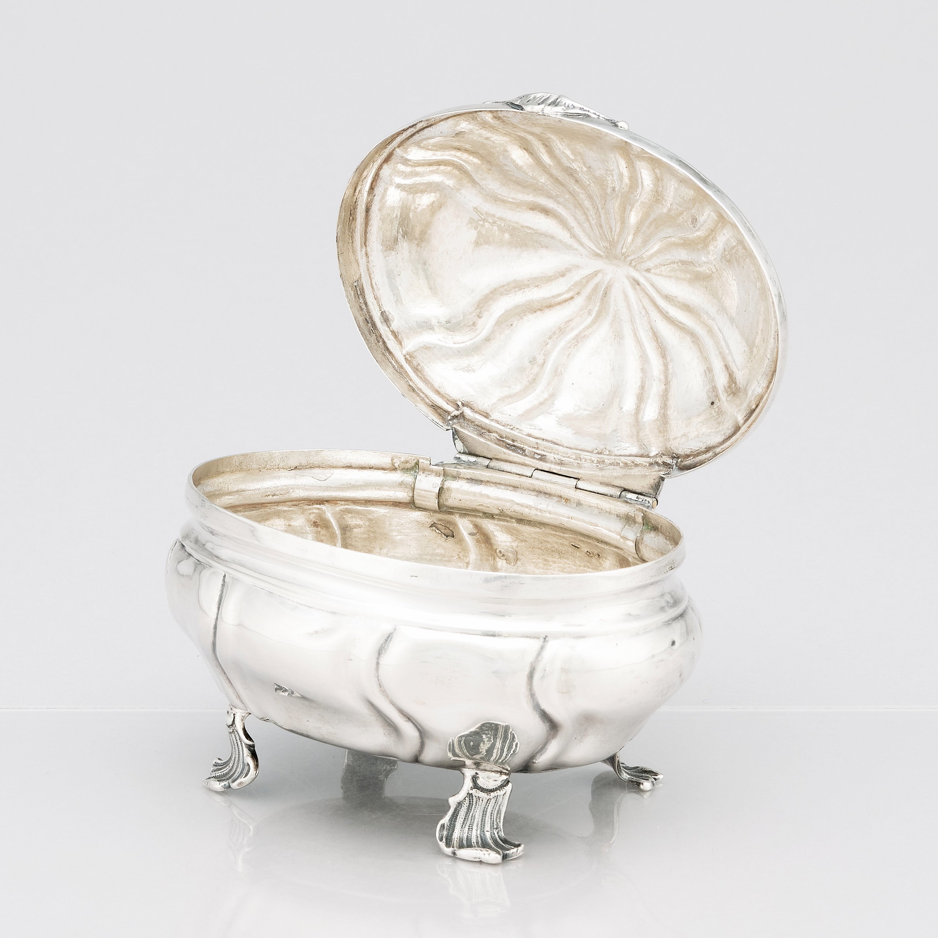 Wilhelm Christian Hillebrandt, sockerskrin, silver, Reval (verksam 1758 ...