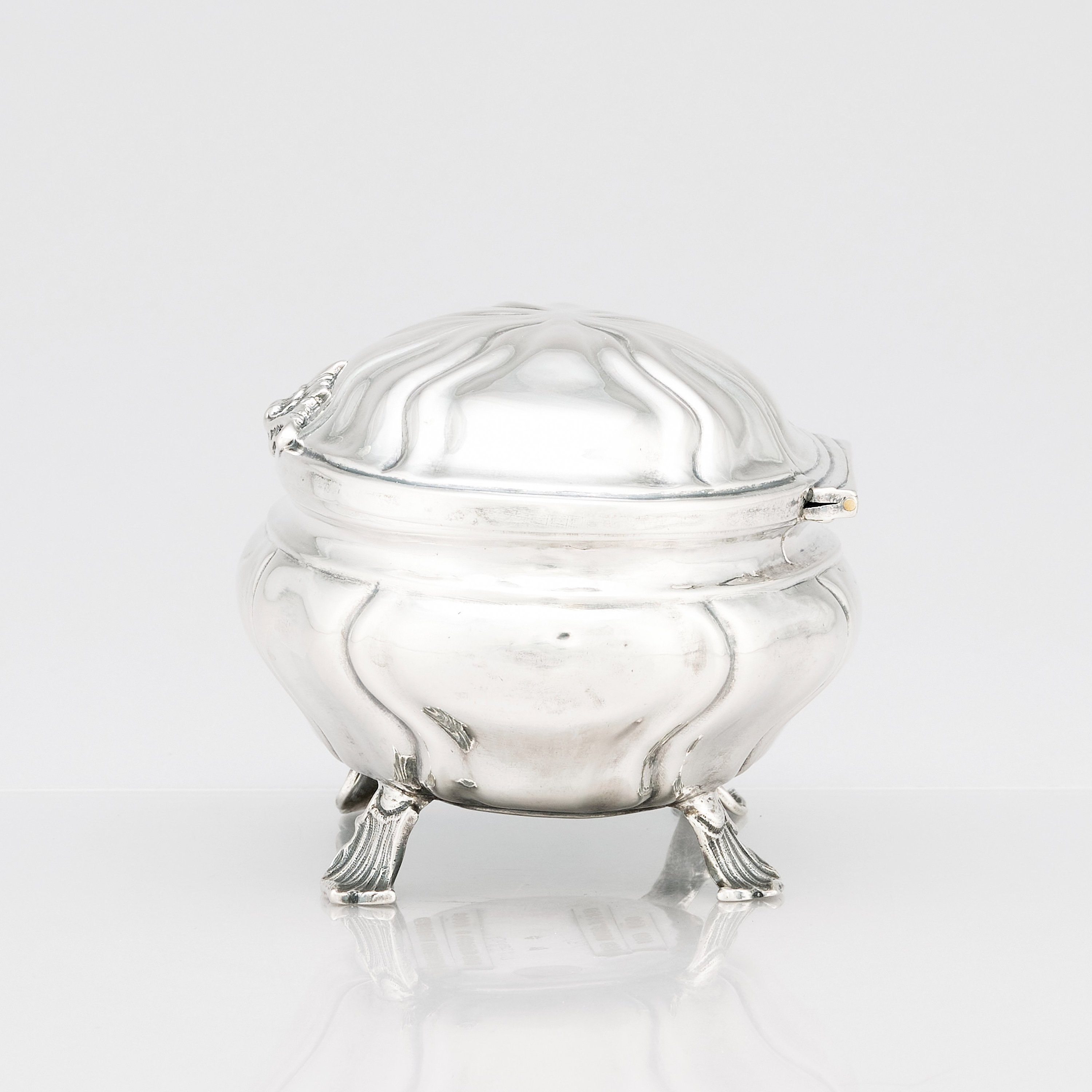 Wilhelm Christian Hillebrandt, sockerskrin, silver, Reval (verksam 1758 ...