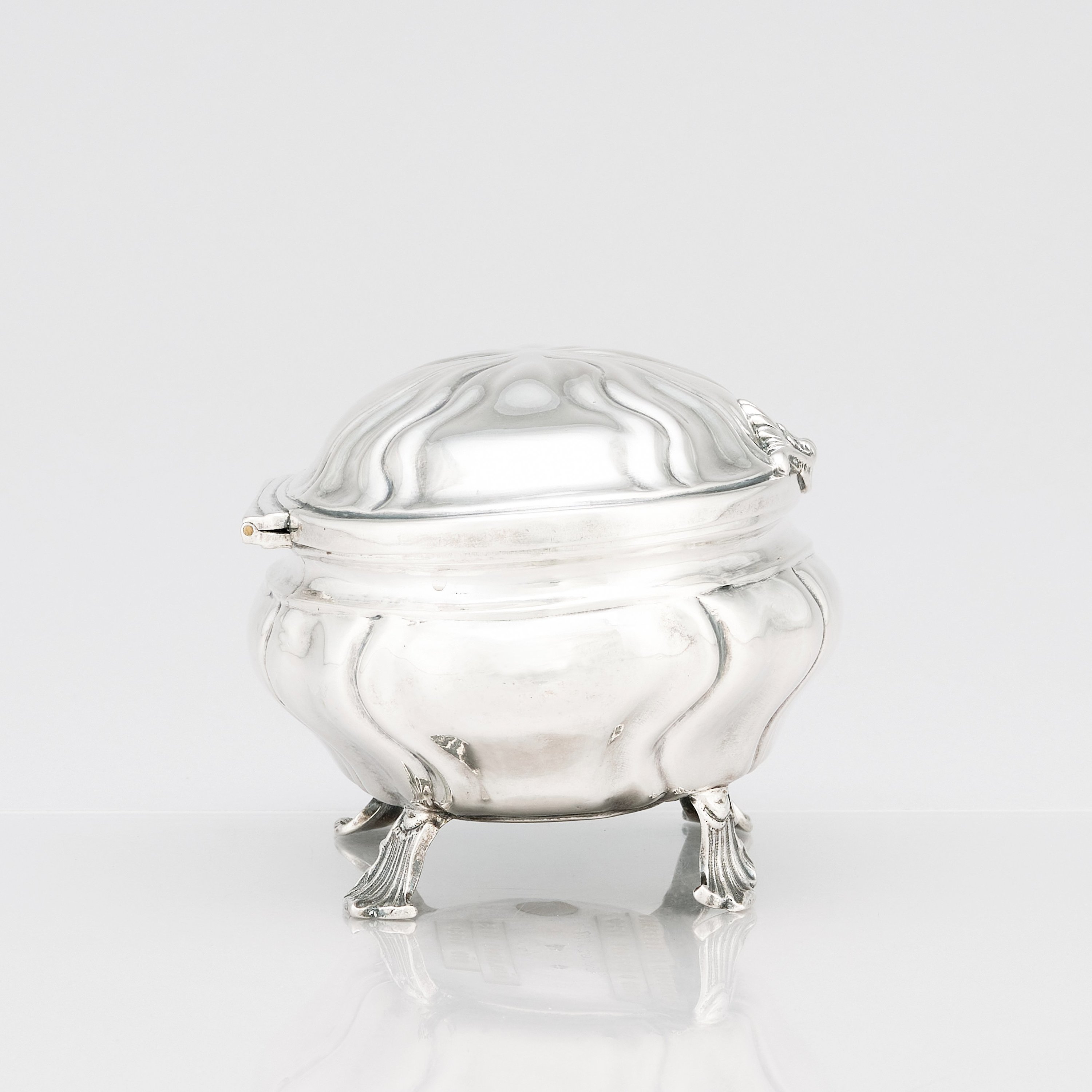 Wilhelm Christian Hillebrandt, sockerskrin, silver, Reval (verksam 1758 ...