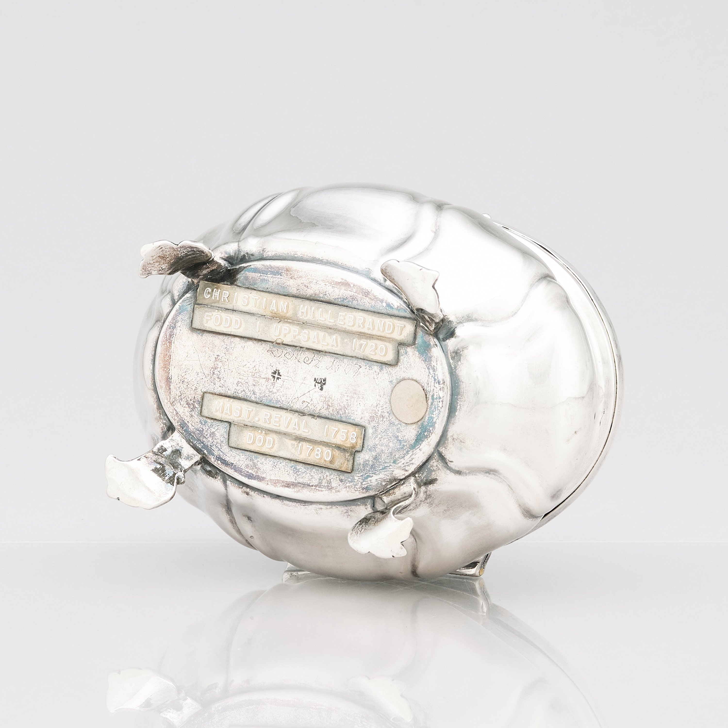 Wilhelm Christian Hillebrandt, sockerskrin, silver, Reval (verksam 1758 ...