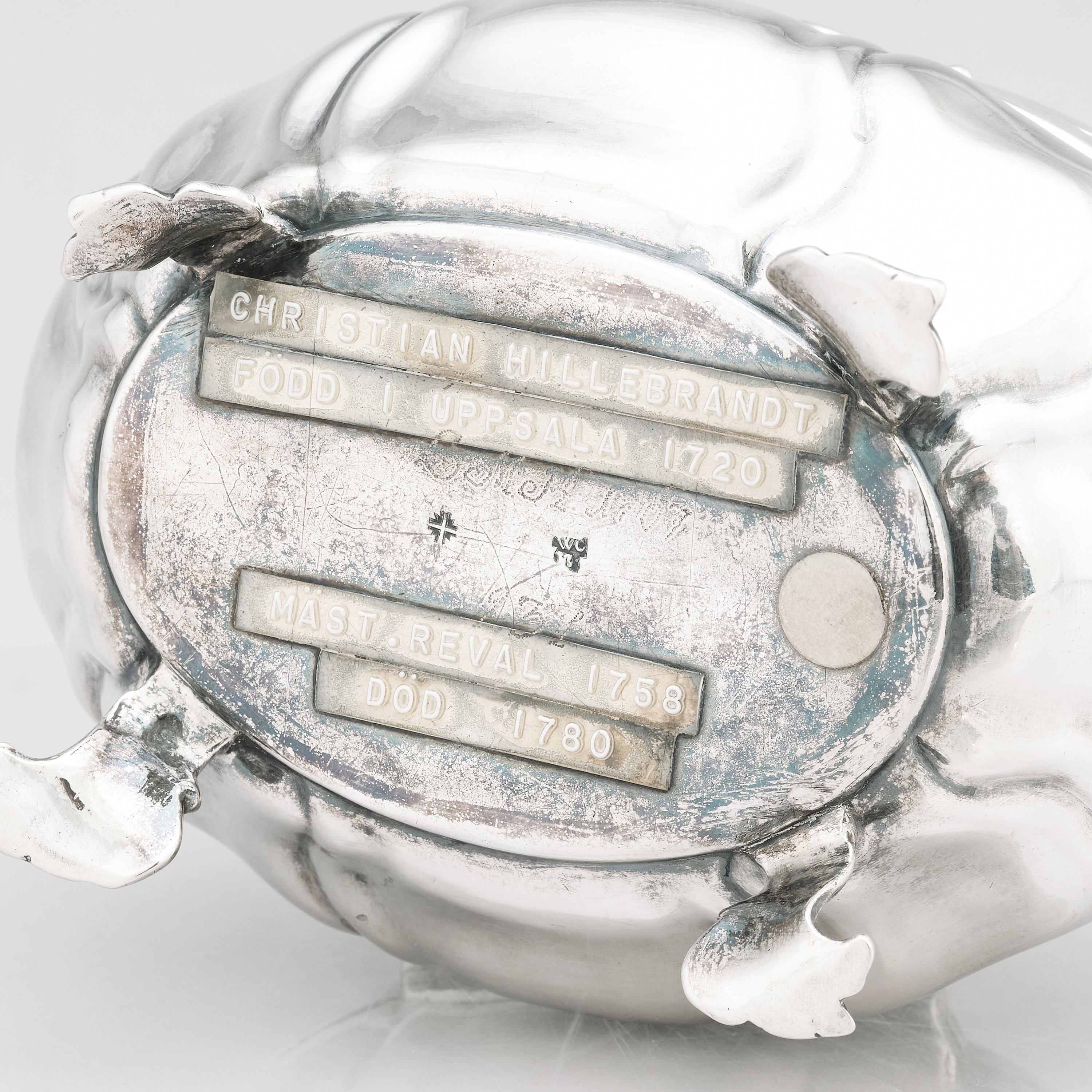 Wilhelm Christian Hillebrandt, sockerskrin, silver, Reval (verksam 1758 ...