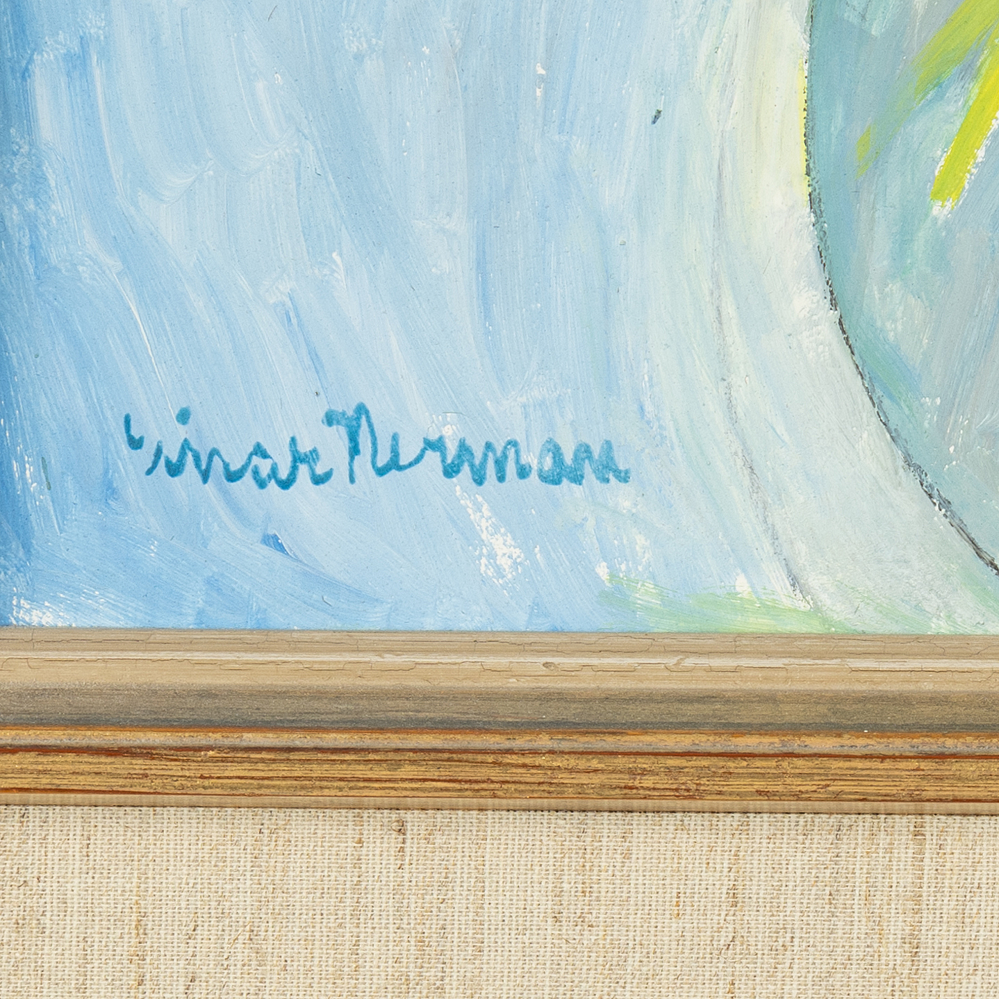 Einar Nerman, oil on panel, signed. - Bukowskis