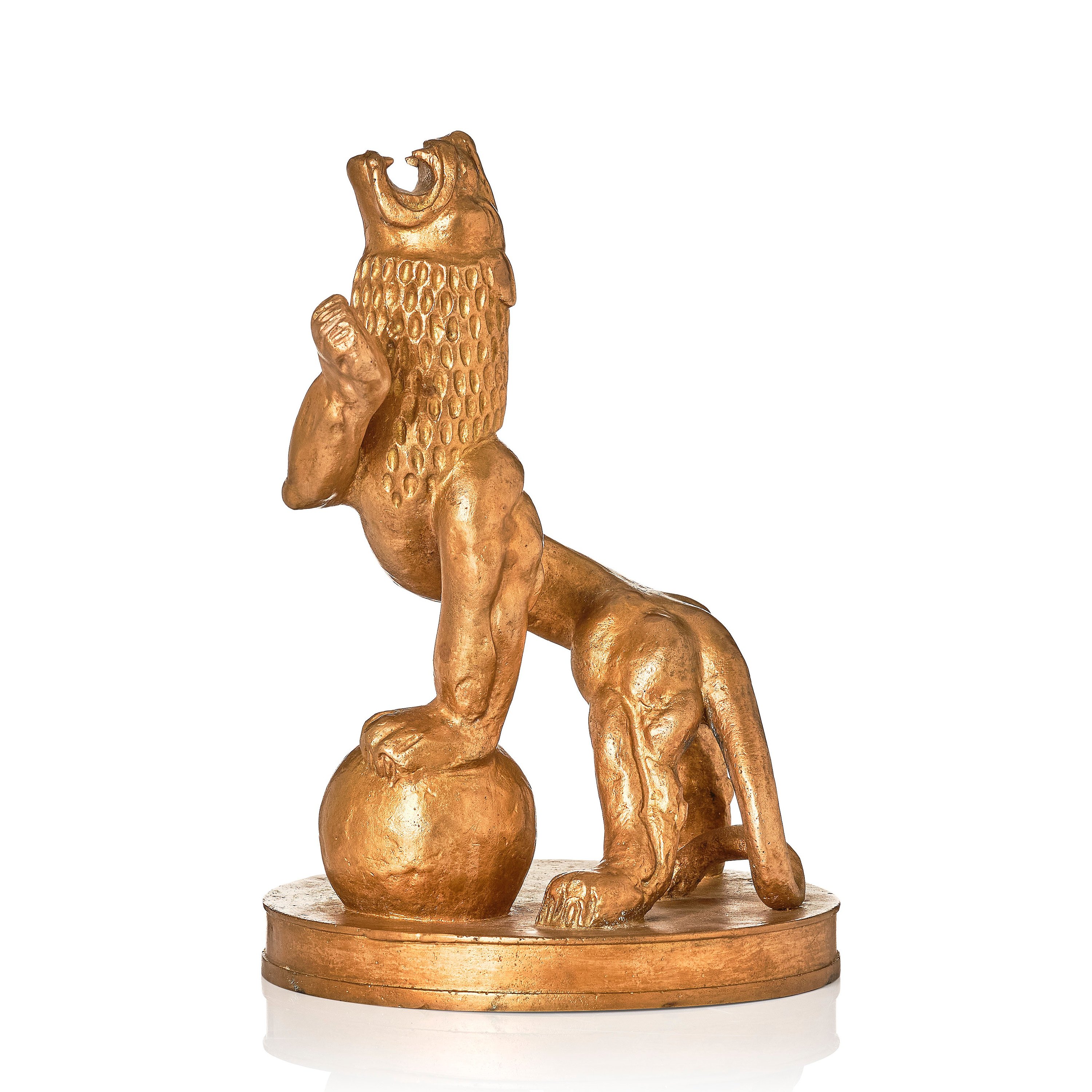 Carl Milles, "Heraldiskt lejon" (=Heraldic lion). - Bukowskis