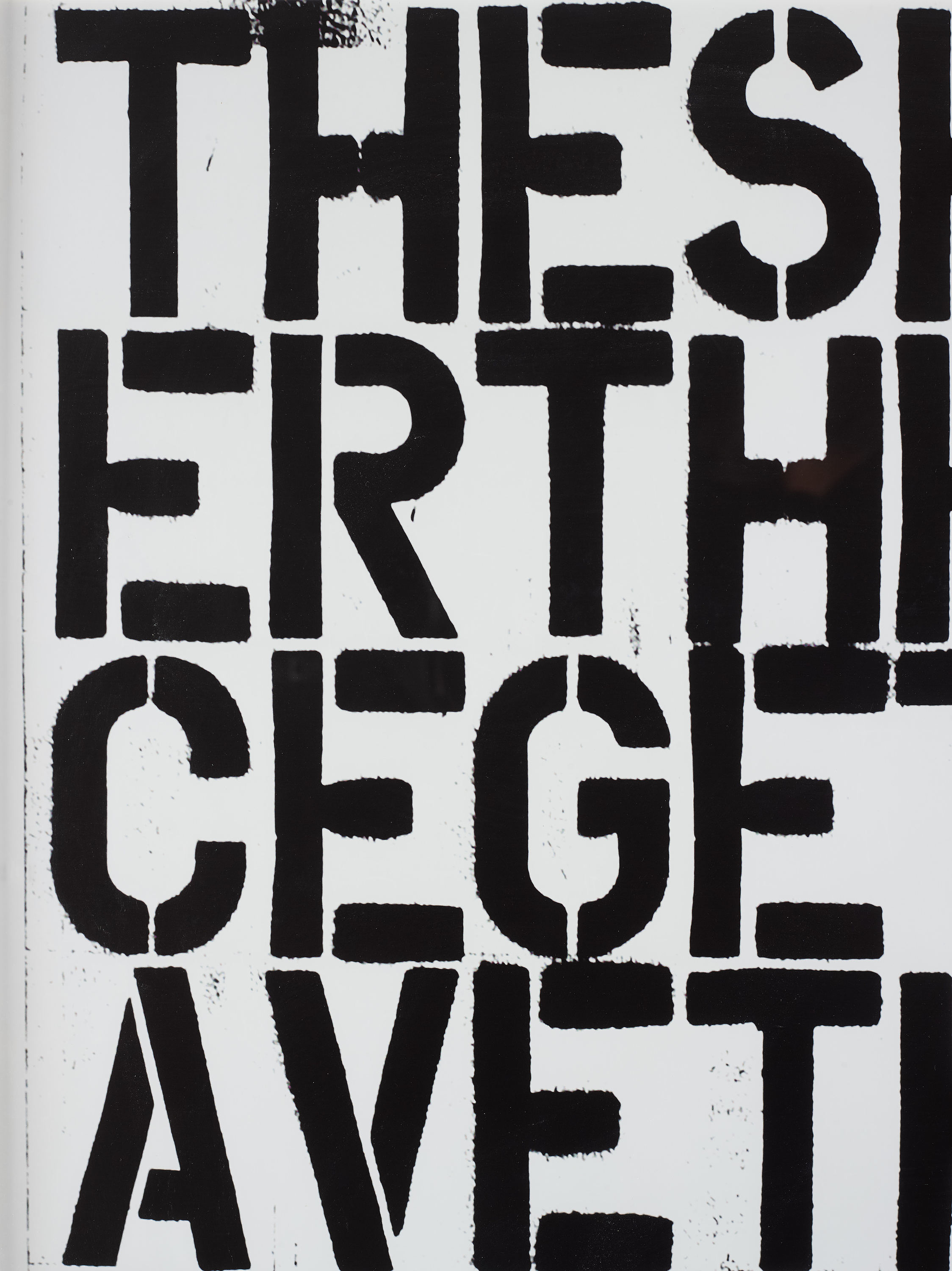 Christopher Wool and Felix Gonzalez-Torres, "Untitled", offsetlitografi, 1993. - Bukowskis