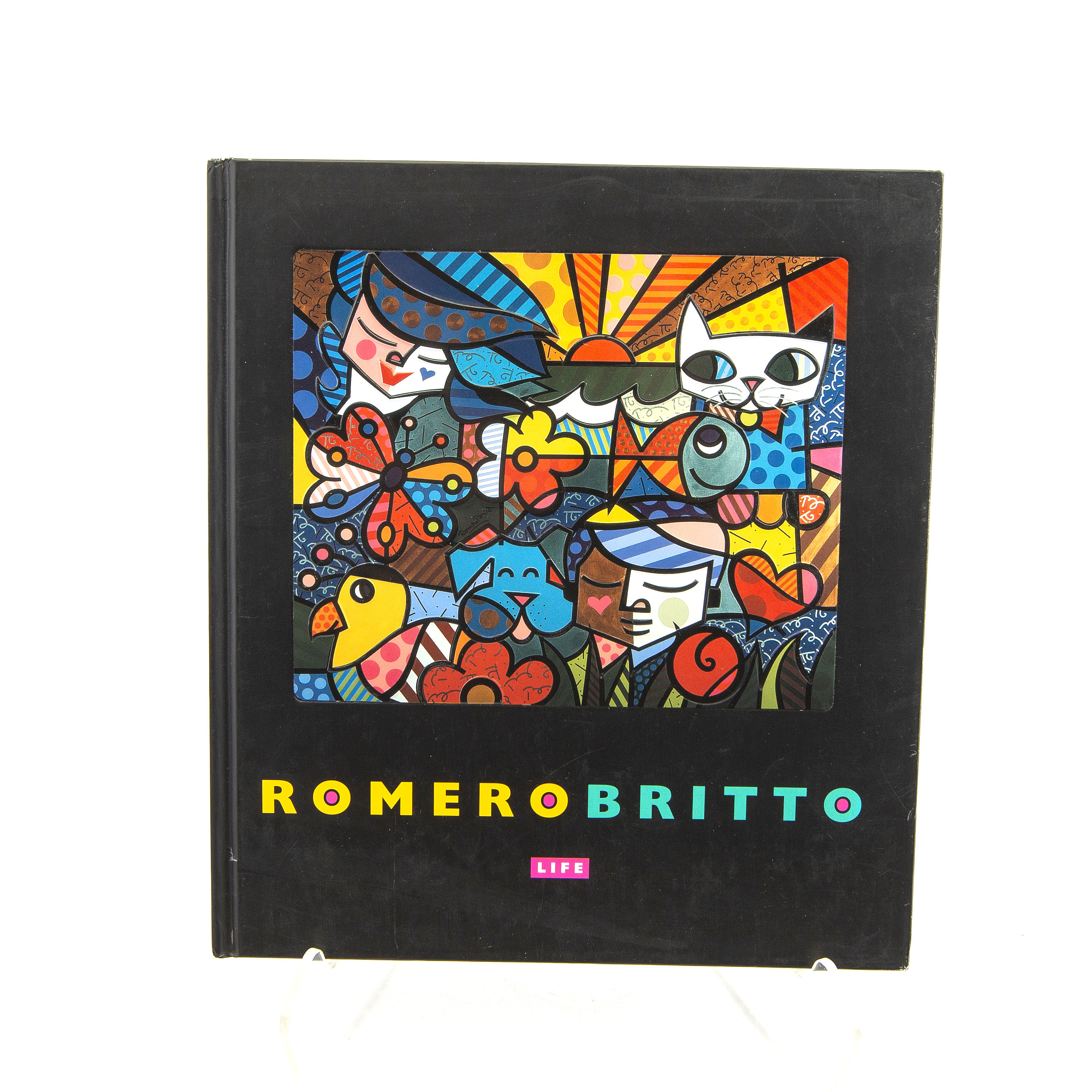 Romero Britto, book signed and numbered XLII/L included a lithograph. - Bukowskis