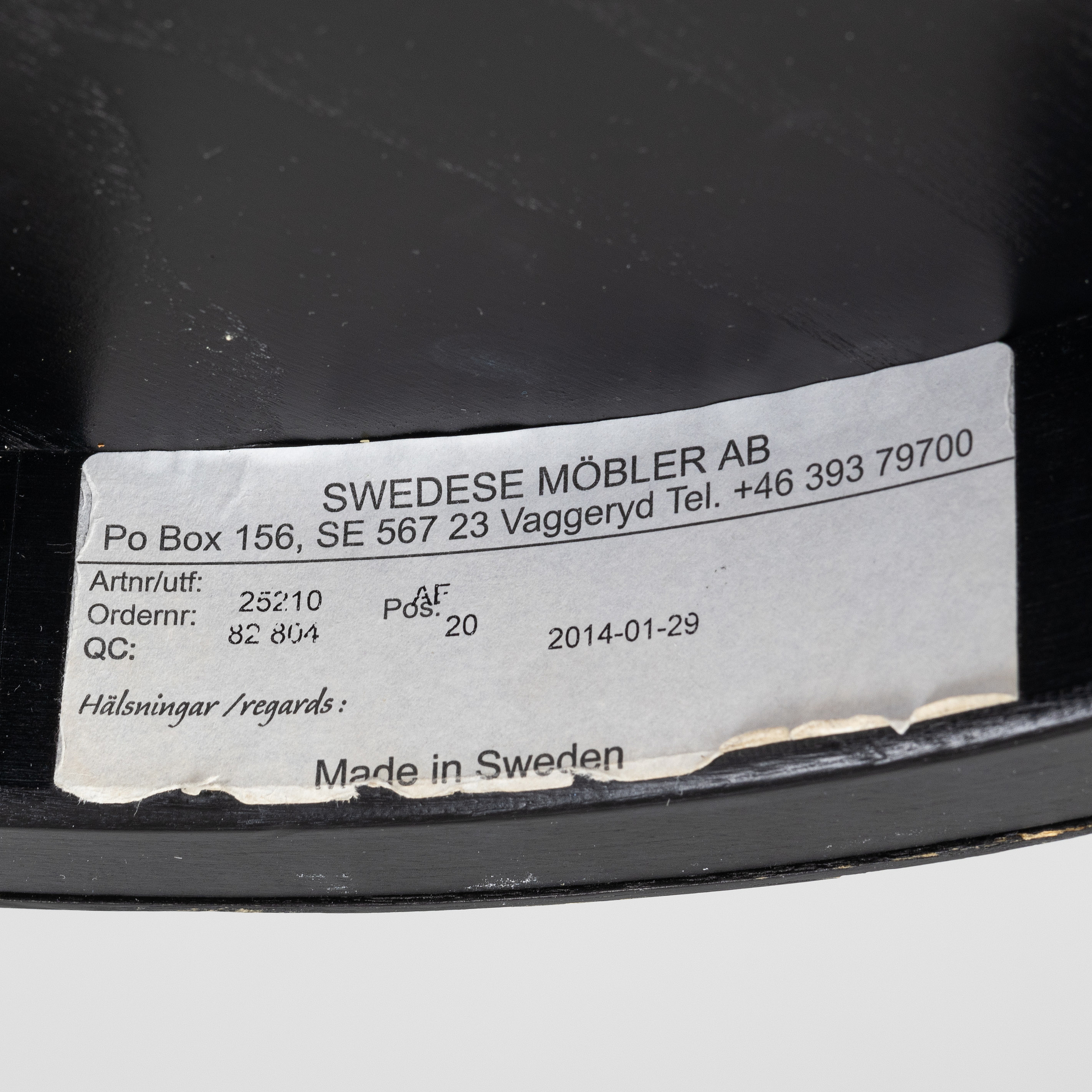 A set of four 'Spin' stools by Staffan Holm for Swedese, 2014. - Bukowskis