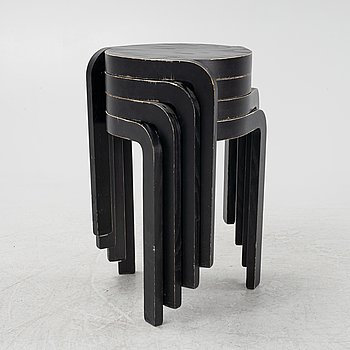A set of four 'Spin' stools by Staffan Holm for Swedese, 2014. - Bukowskis