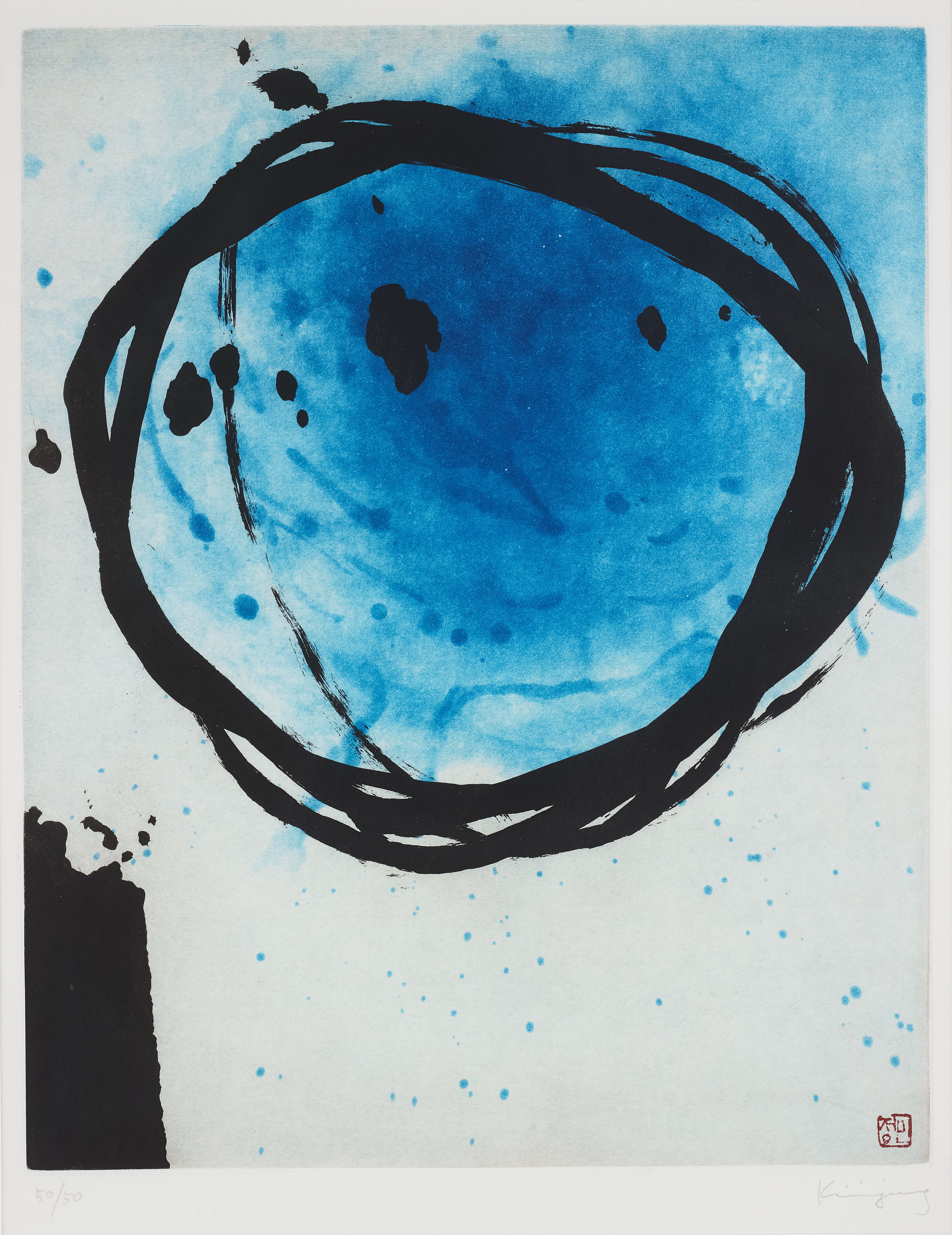 Minjung Kim, etching in colours. Signed and numbered 50/50. - Bukowskis