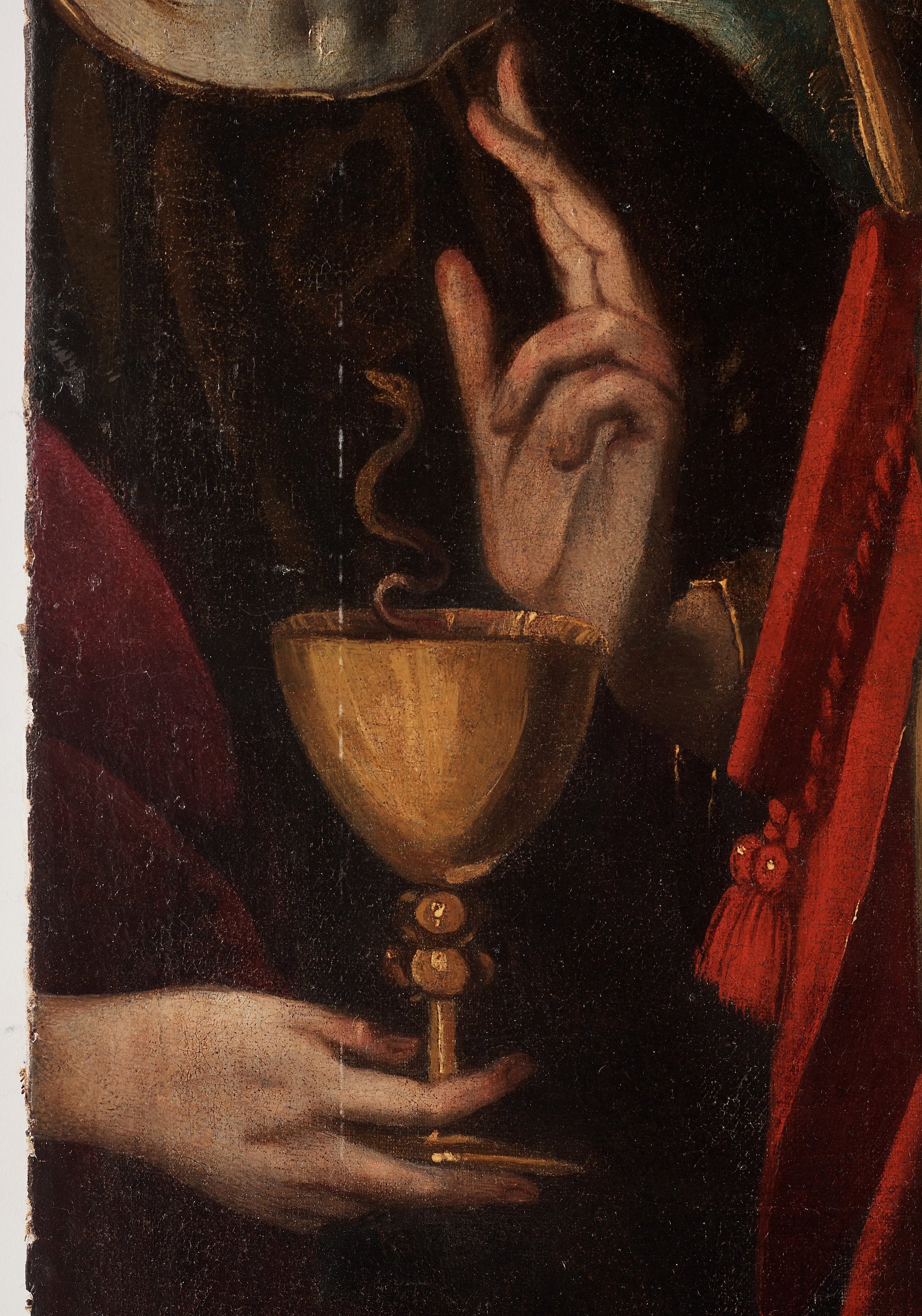 Bartholomeus Spranger Circle of, The mystical marriage of Saint ...