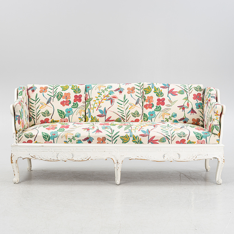 A Swedish Rococo sofa, later part of the 18th century. - Bukowskis