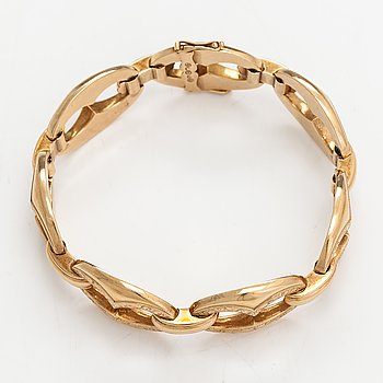 Armband, 14K guld. Finska importstämplar. - Bukowskis
