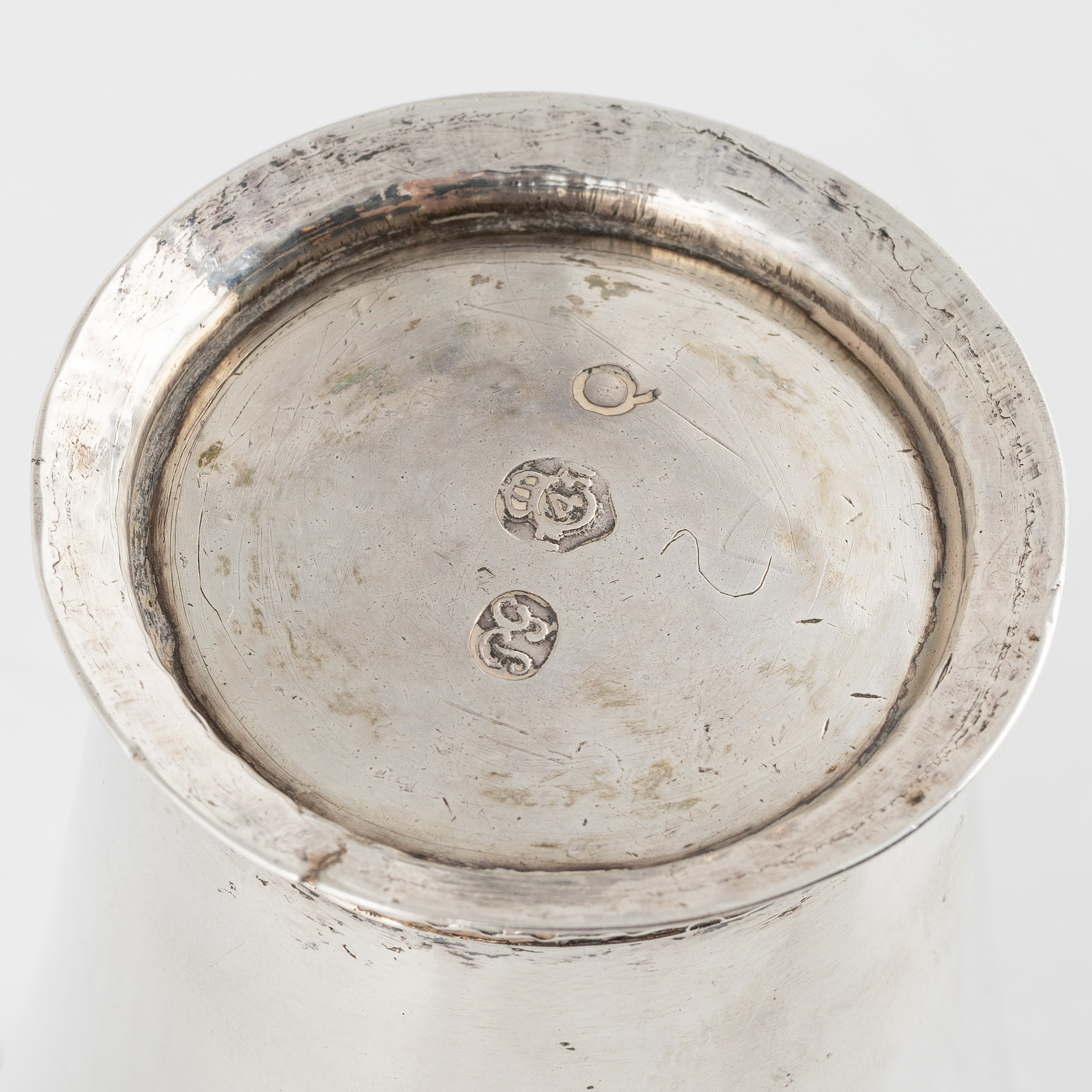 Peter Gadd, bägare, silver, Kristianstad 1753. - Bukowskis