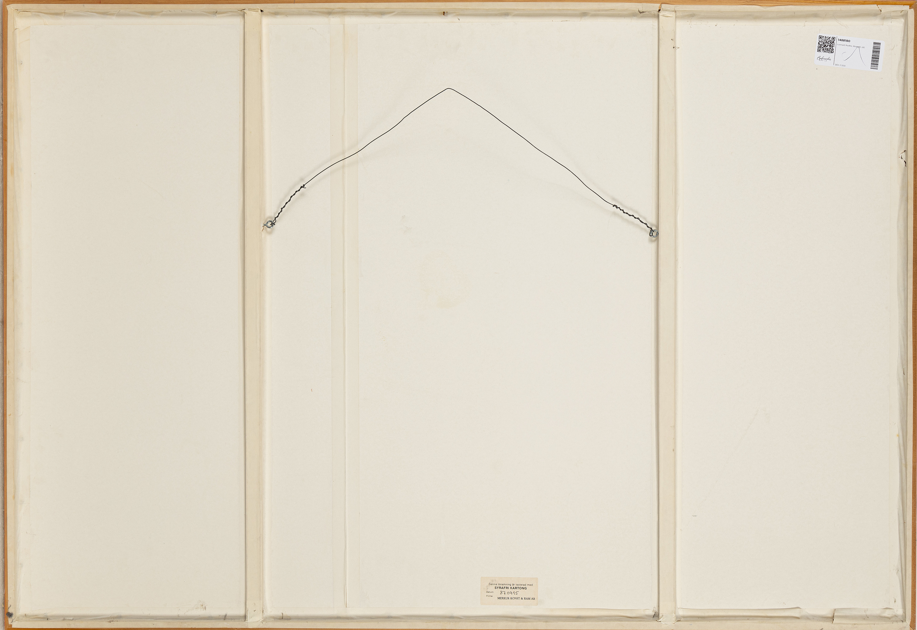 Lennart Rodhe, silkscreen in colours, 1980, signed 21/33. - Bukowskis