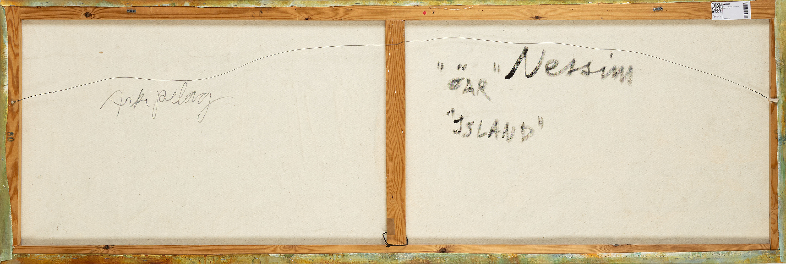 Suzanne Nessim, oil on canvas, signed verso. - Bukowskis