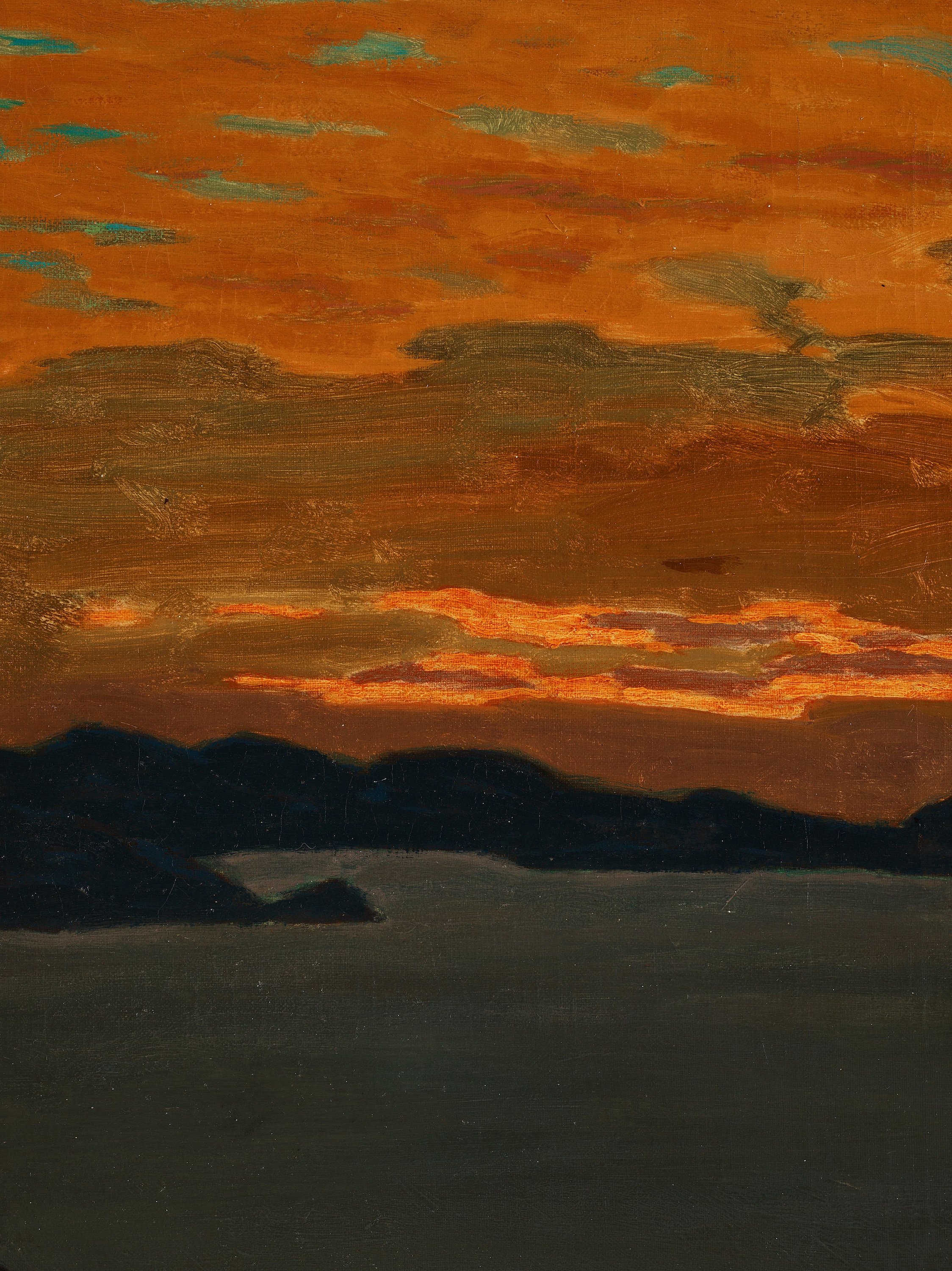 Pelle Swedlund, Ship at dusk. - Bukowskis