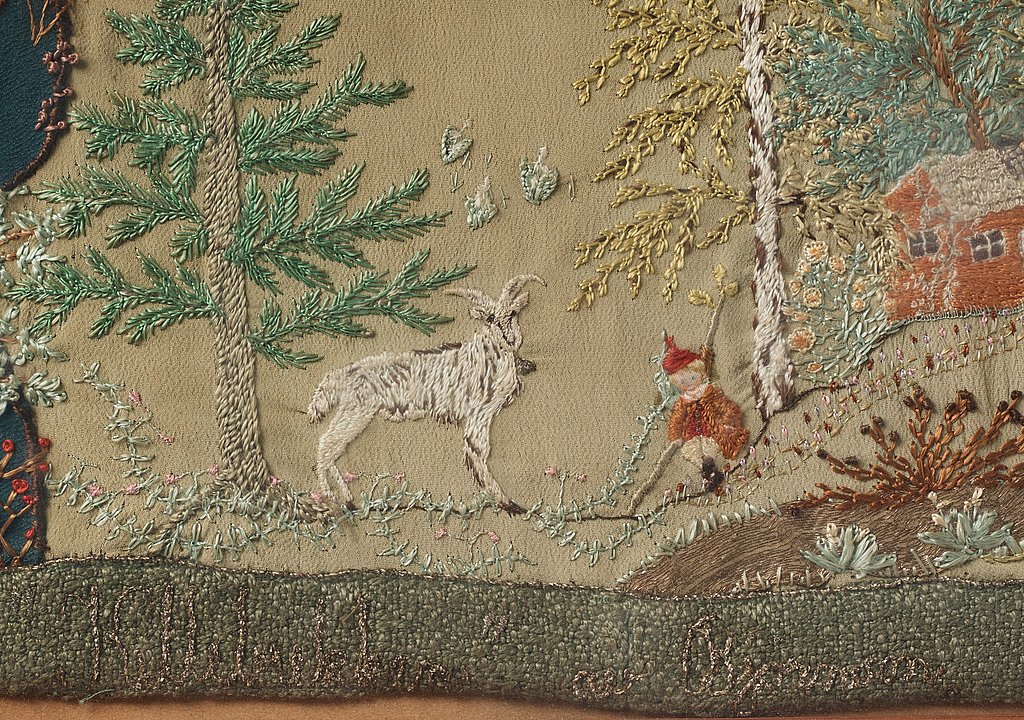 Anna Casparsson, Anna Casparsson, an embroidery, 'Killebukken av ...