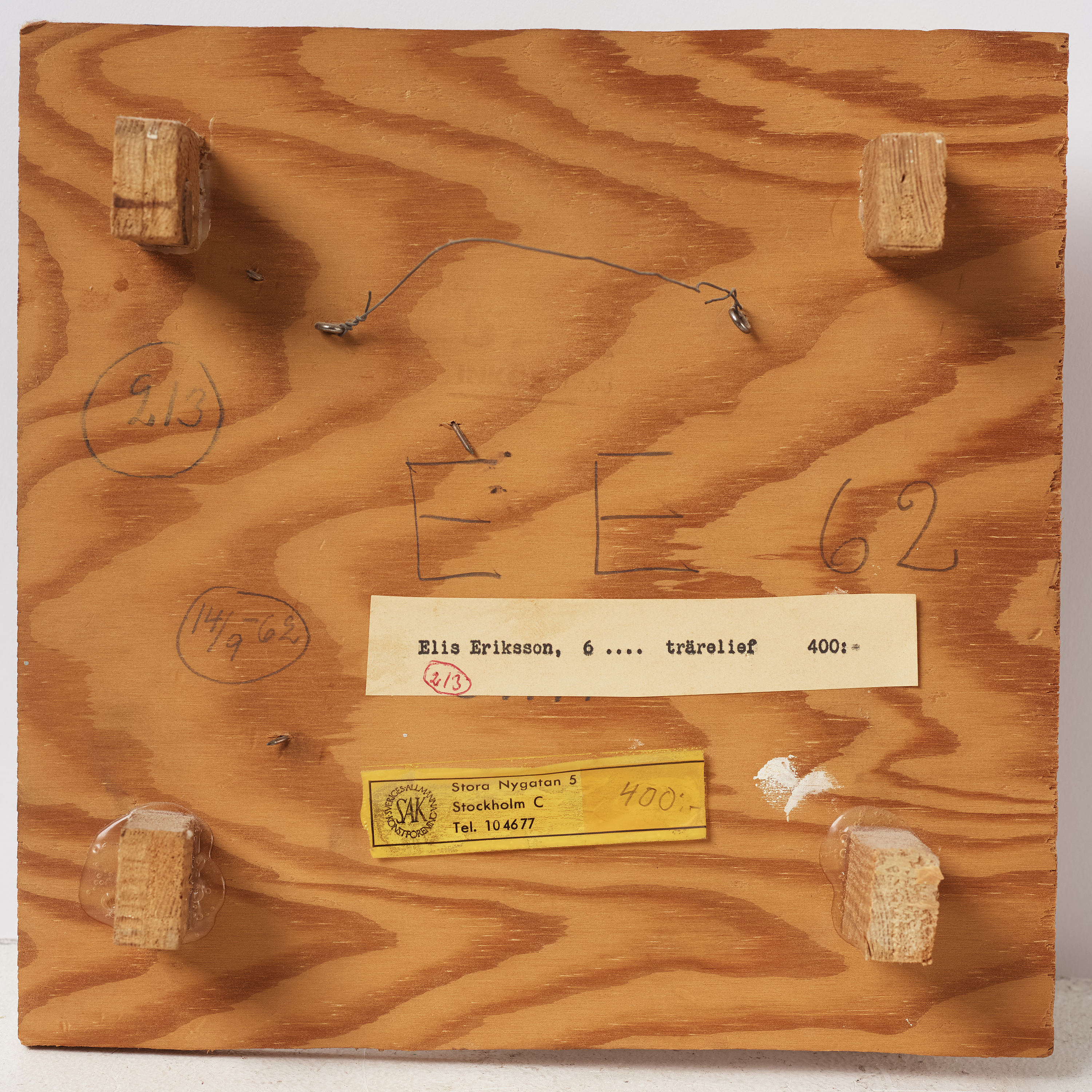 Elis Eriksson, Untitled. - Bukowskis