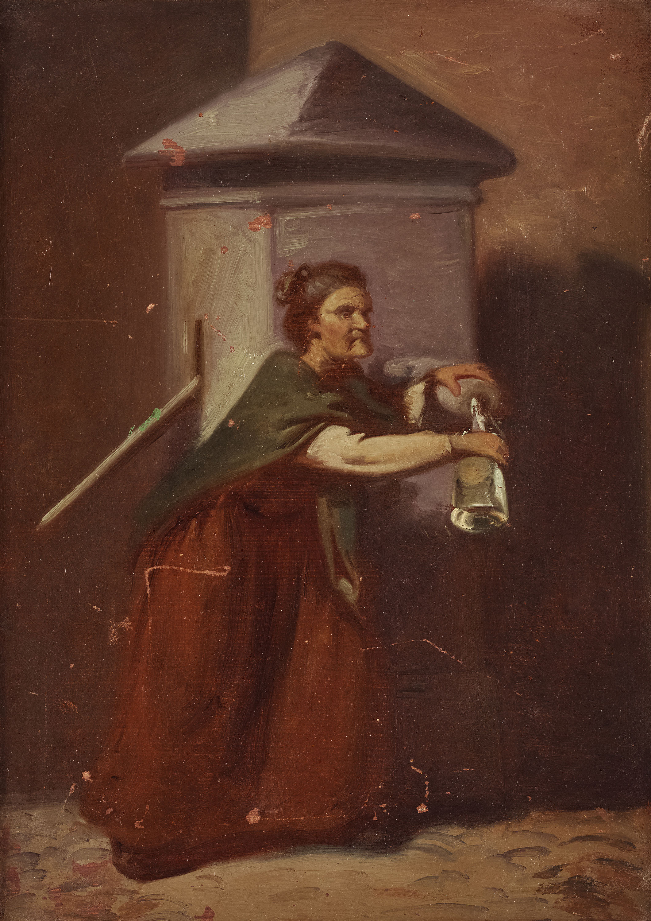 August Malmström, Kvinna vid brunn. - Bukowskis