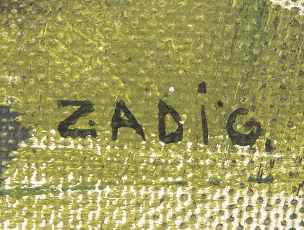 Jacques Zadig, olja på duk signerad. - Bukowskis