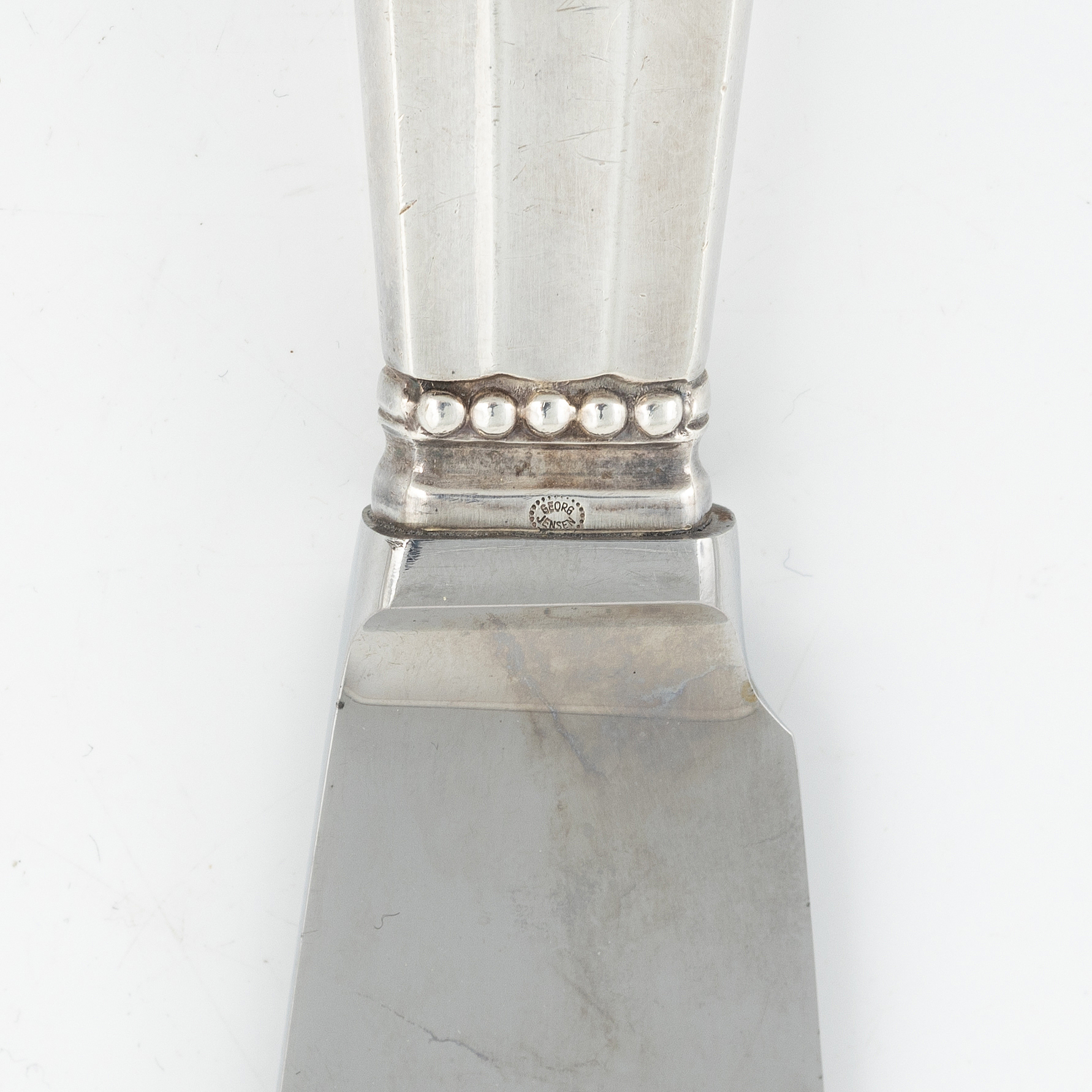Johan Rohde, tårtkniv, sterlingsilver, "Konge/Acorn", Georg Jensen ...