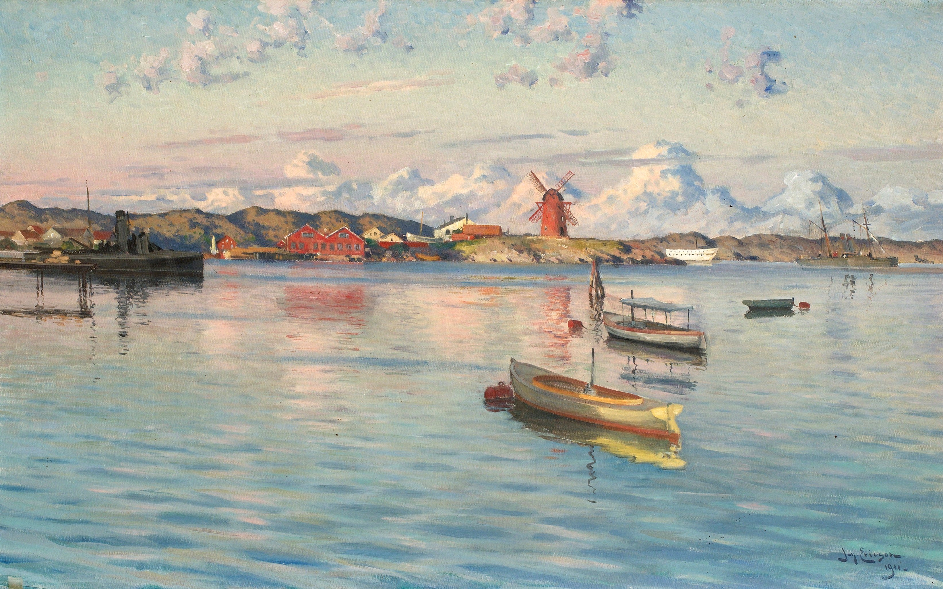 Johan Ericson, Sommarmotiv från Marstrand. - Bukowskis