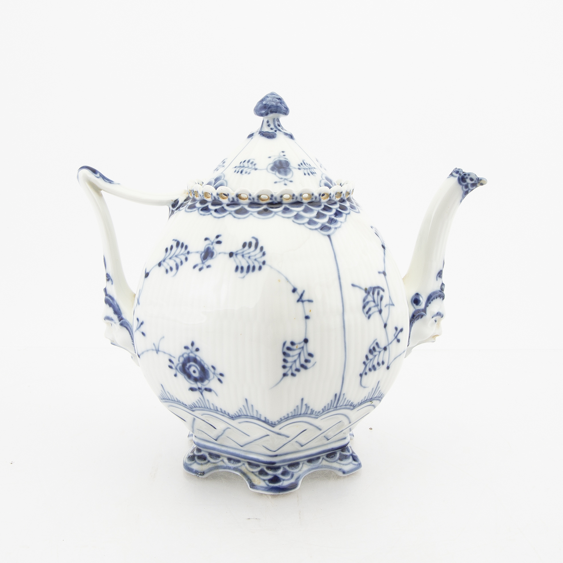 Tekanna "Musselmalet helblonde" Royal Copenhagen Danmark 1969-73 ...