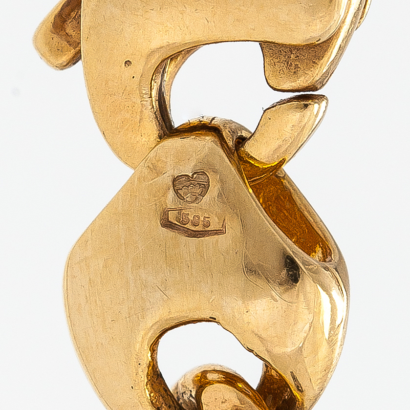 Halsband, 14K guld. - Bukowskis