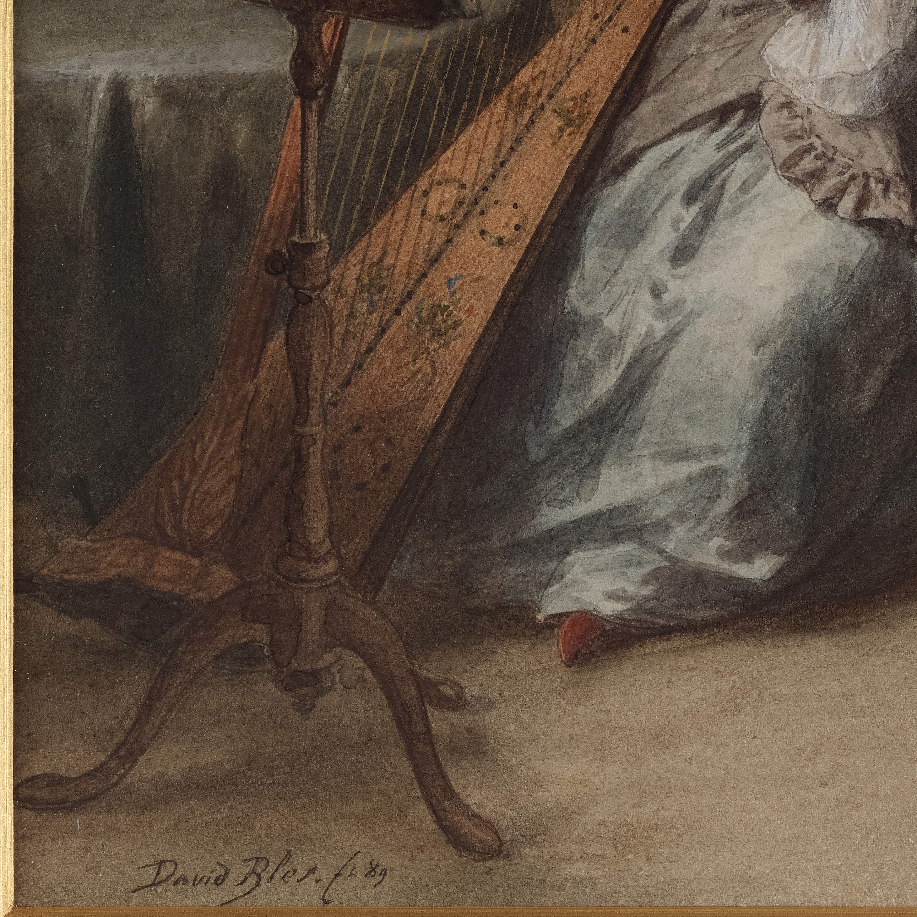 David Bles, Vid öppna spisen. - Bukowskis