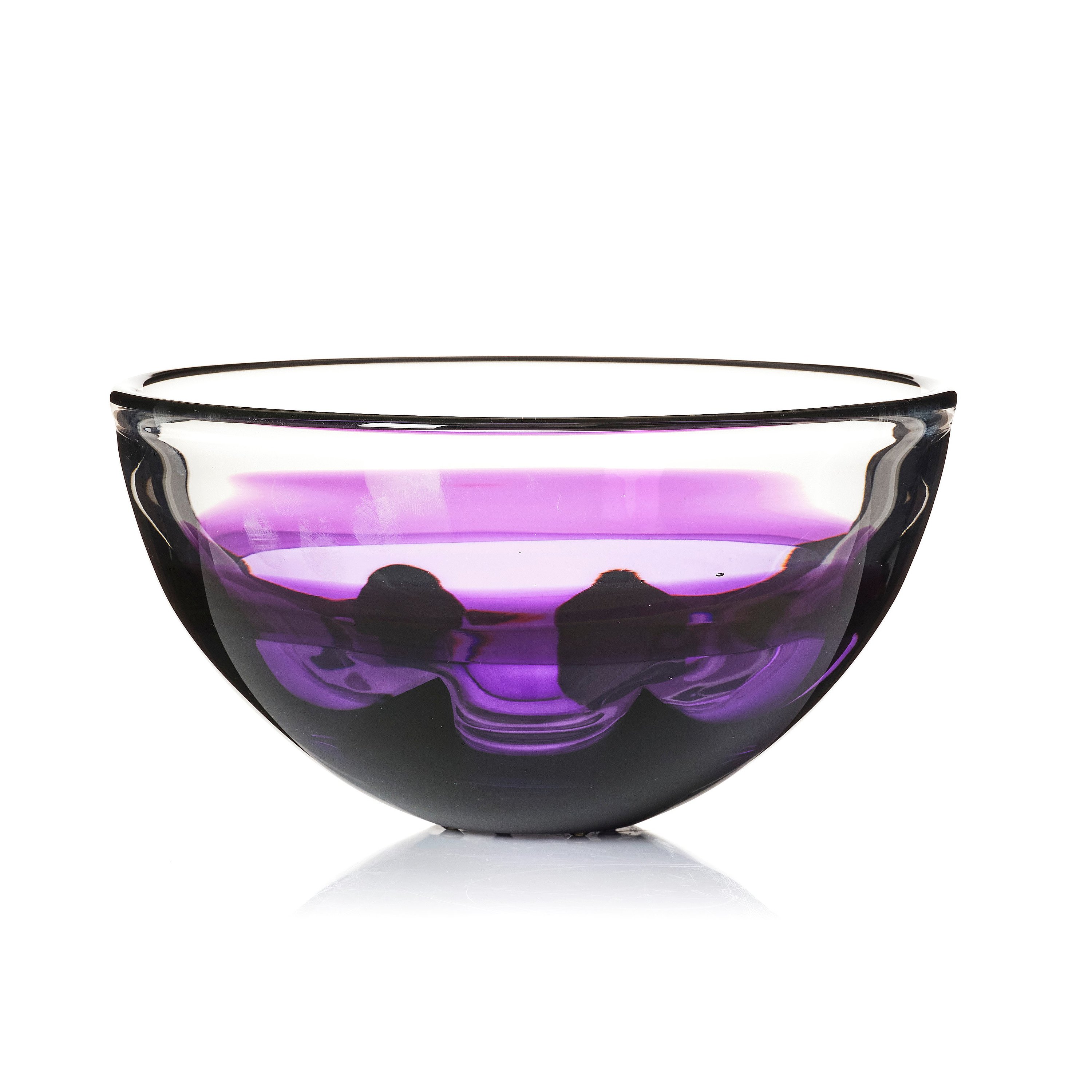Lars Hellsten, a glass bowl, Orrefors, Sweden 1989, - Bukowskis