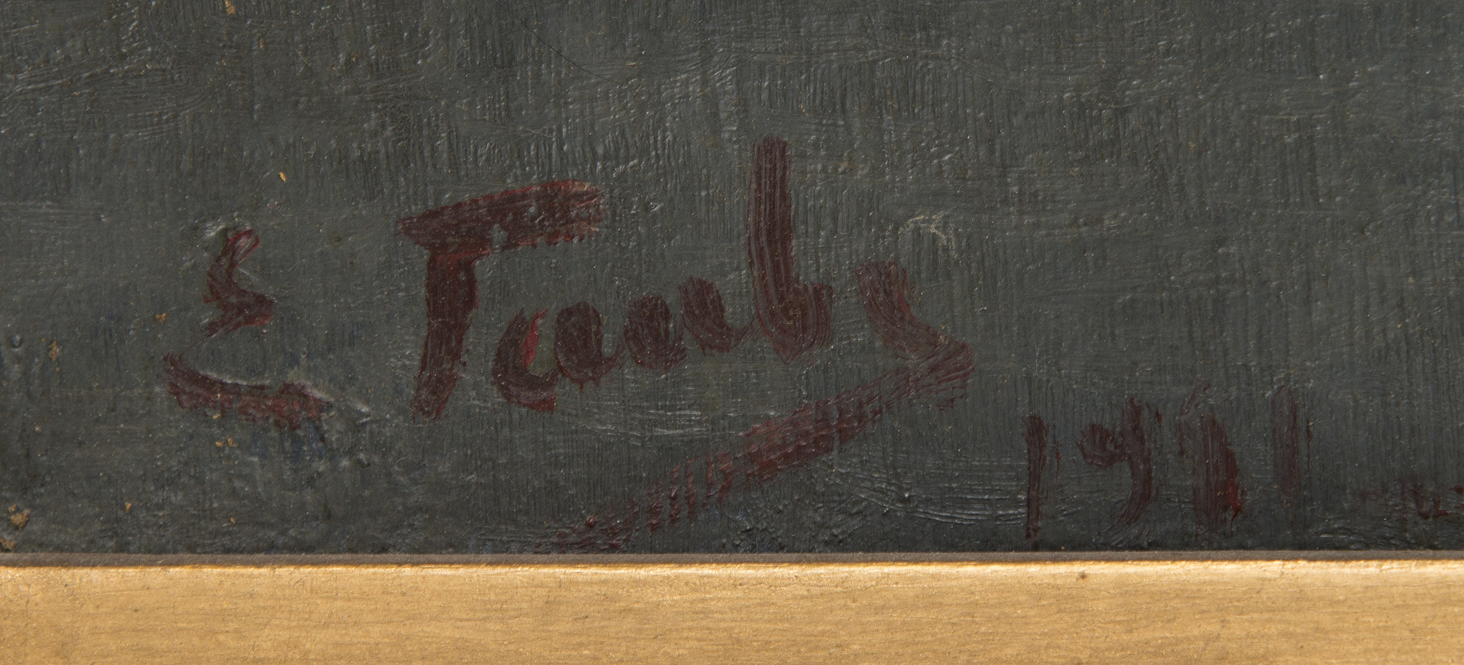 Eugen Taube, Shore view in moonlight. - Bukowskis