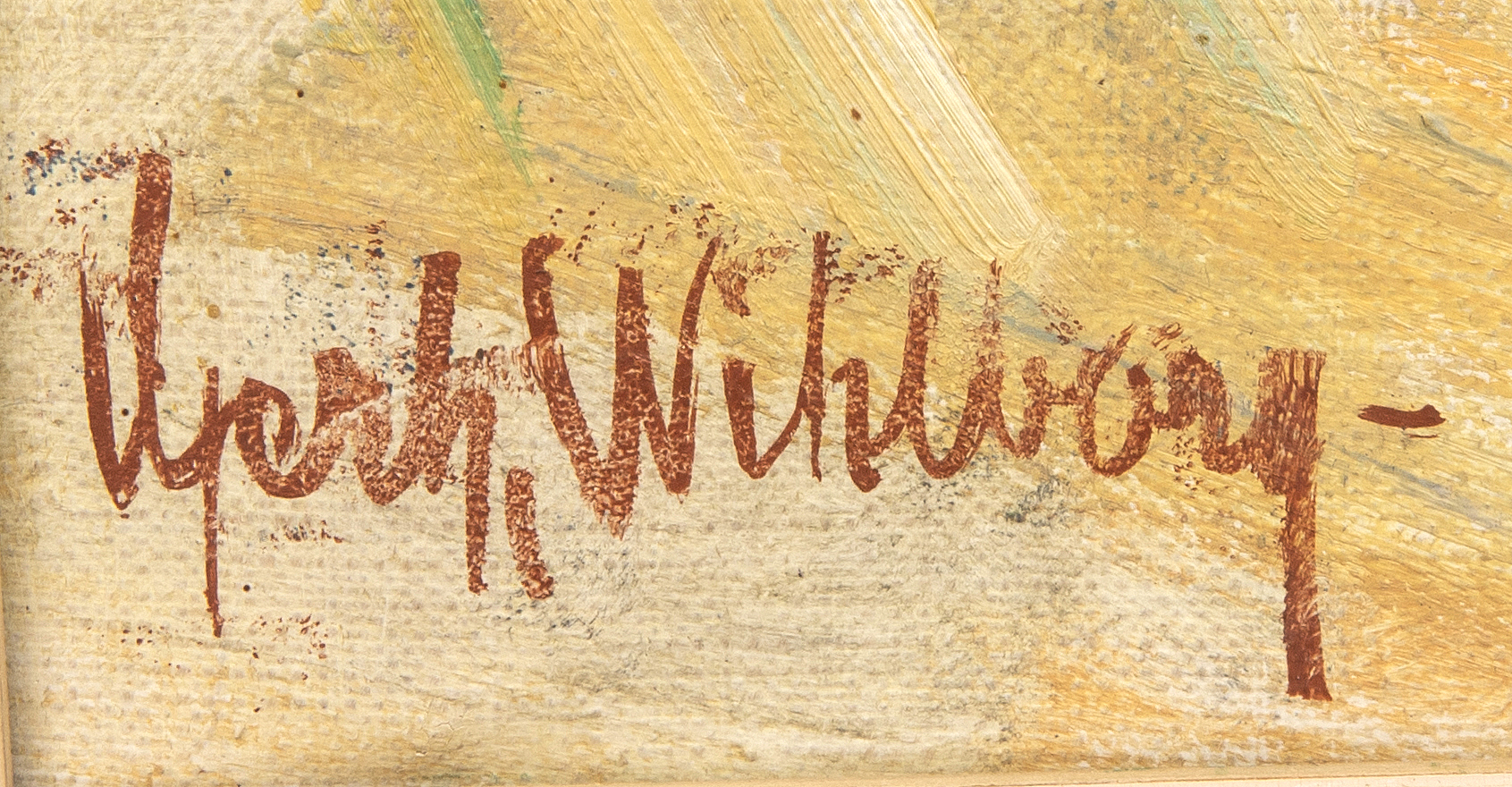 Gerhard Wihlborg, oil on canvas signed. - Bukowskis