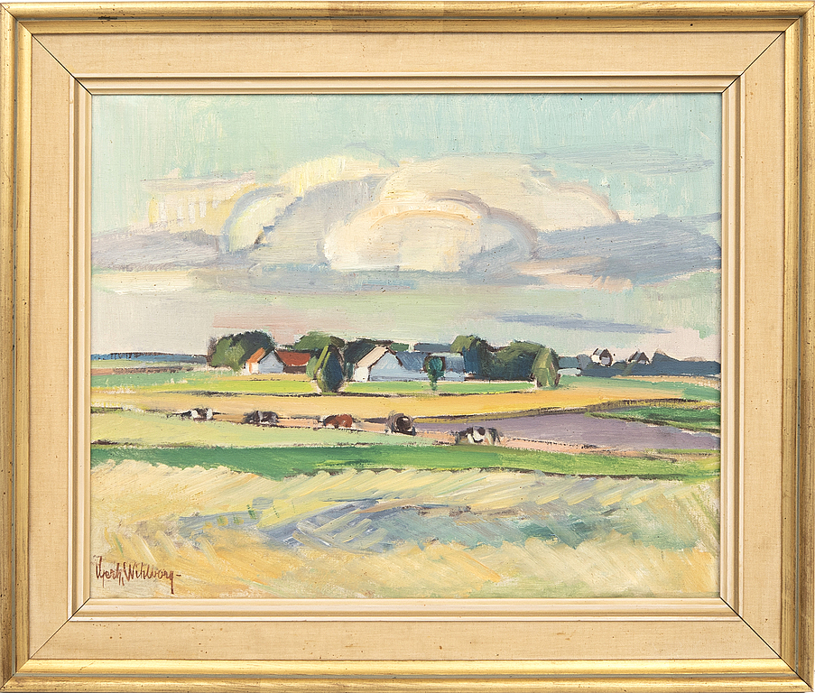 Gerhard Wihlborg, oil on canvas signed. - Bukowskis