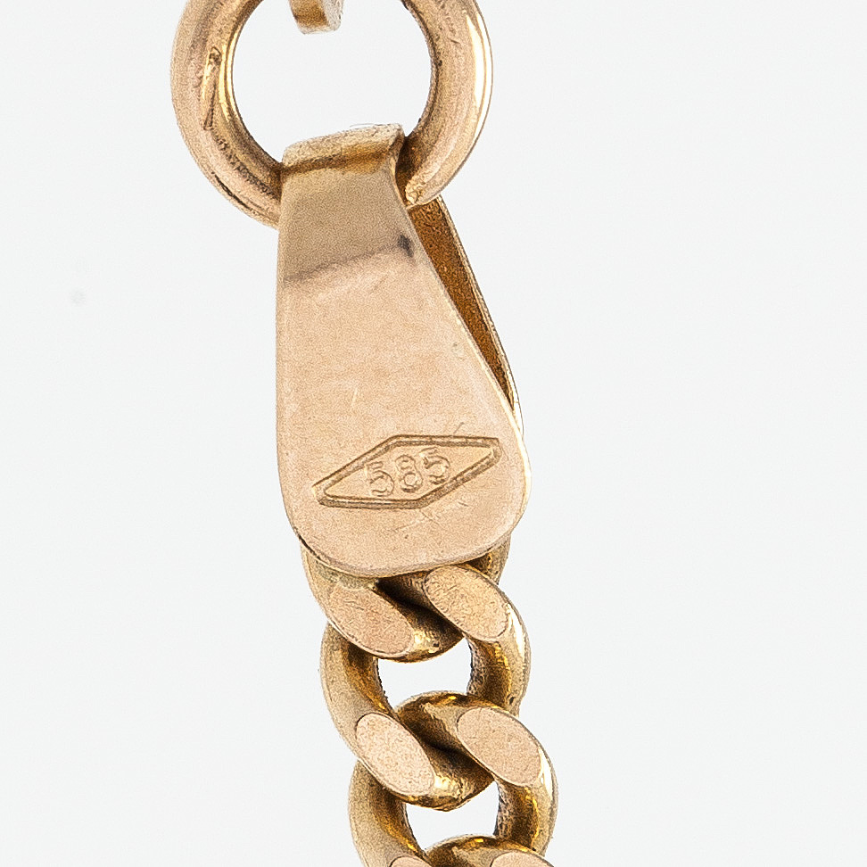 Halsband, 18K och 14K guld. - Bukowskis