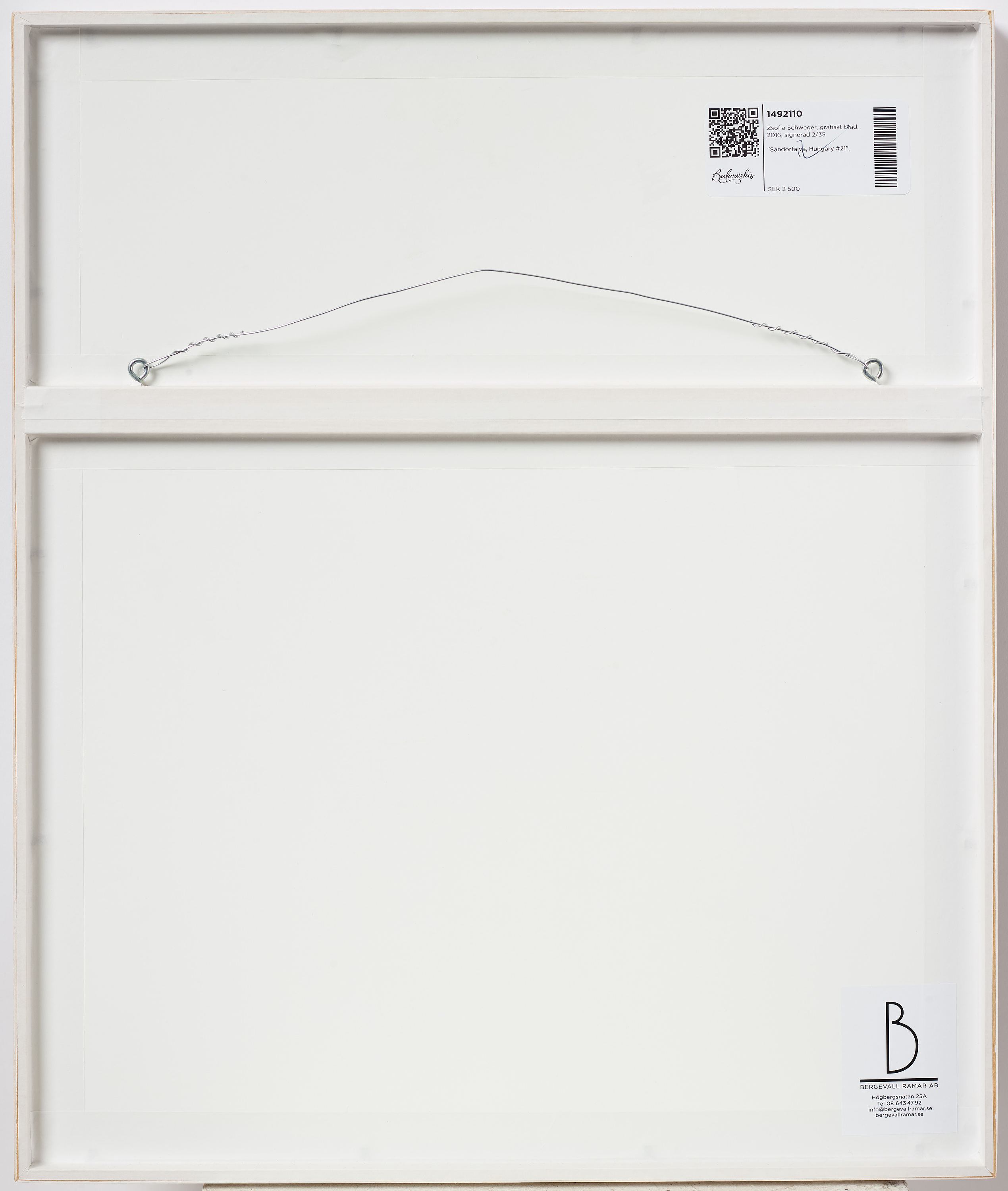 Zsofia Schweger, ”Sandorfalva, Hungary #21”. - Bukowskis