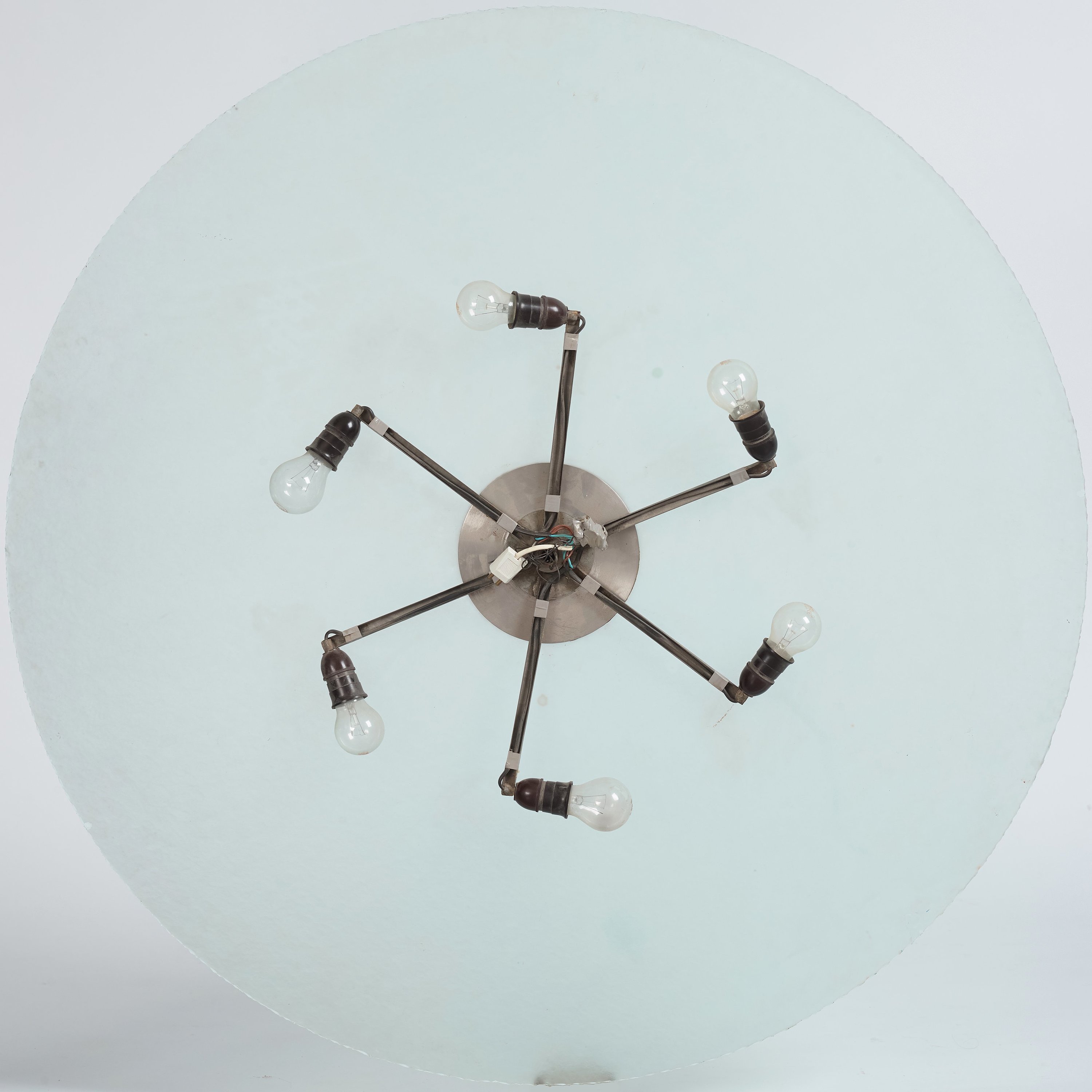 Swedish Modern, a pair of large ceiling lamps, 1930s. - Bukowskis