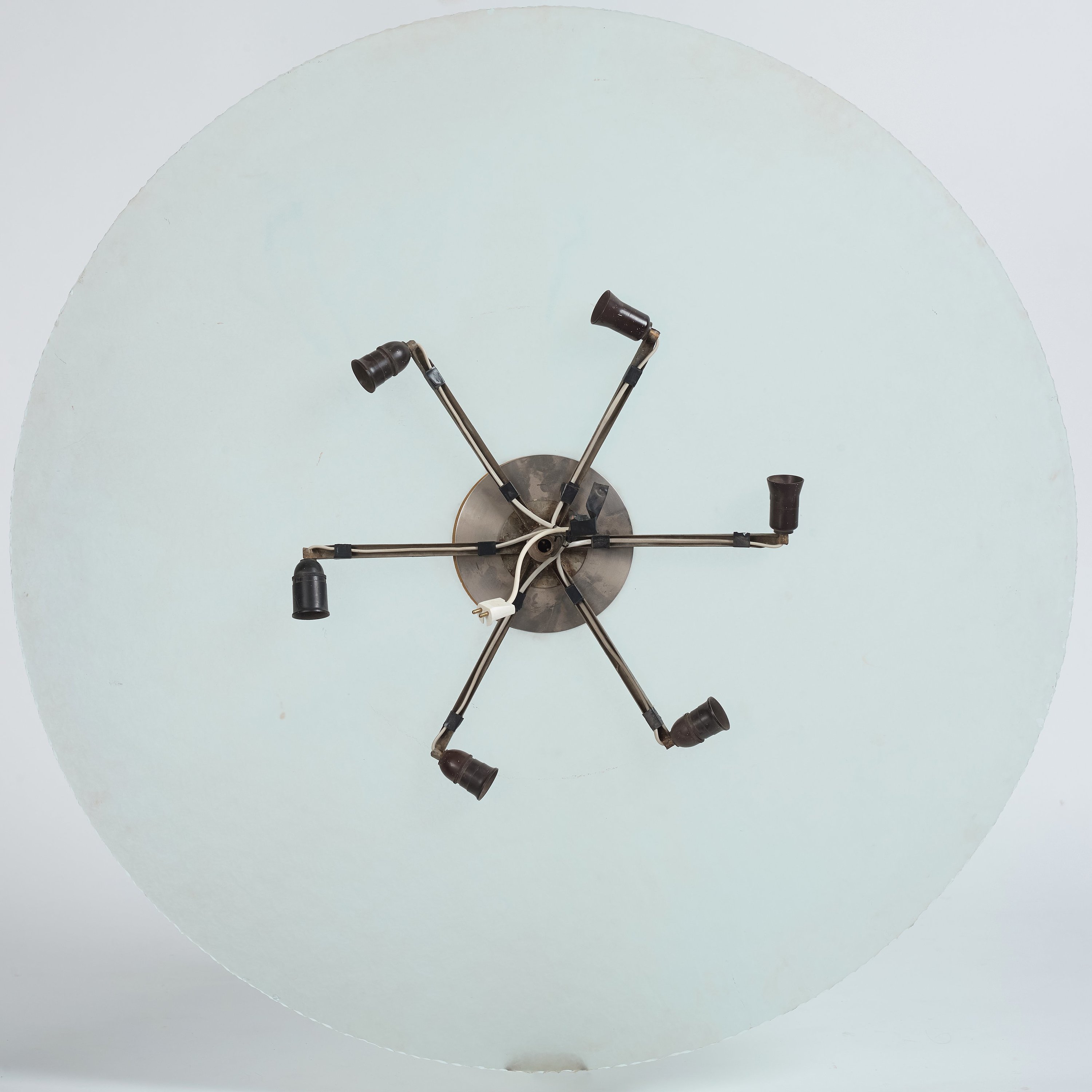 Swedish Modern, a pair of large ceiling lamps, 1930s. - Bukowskis