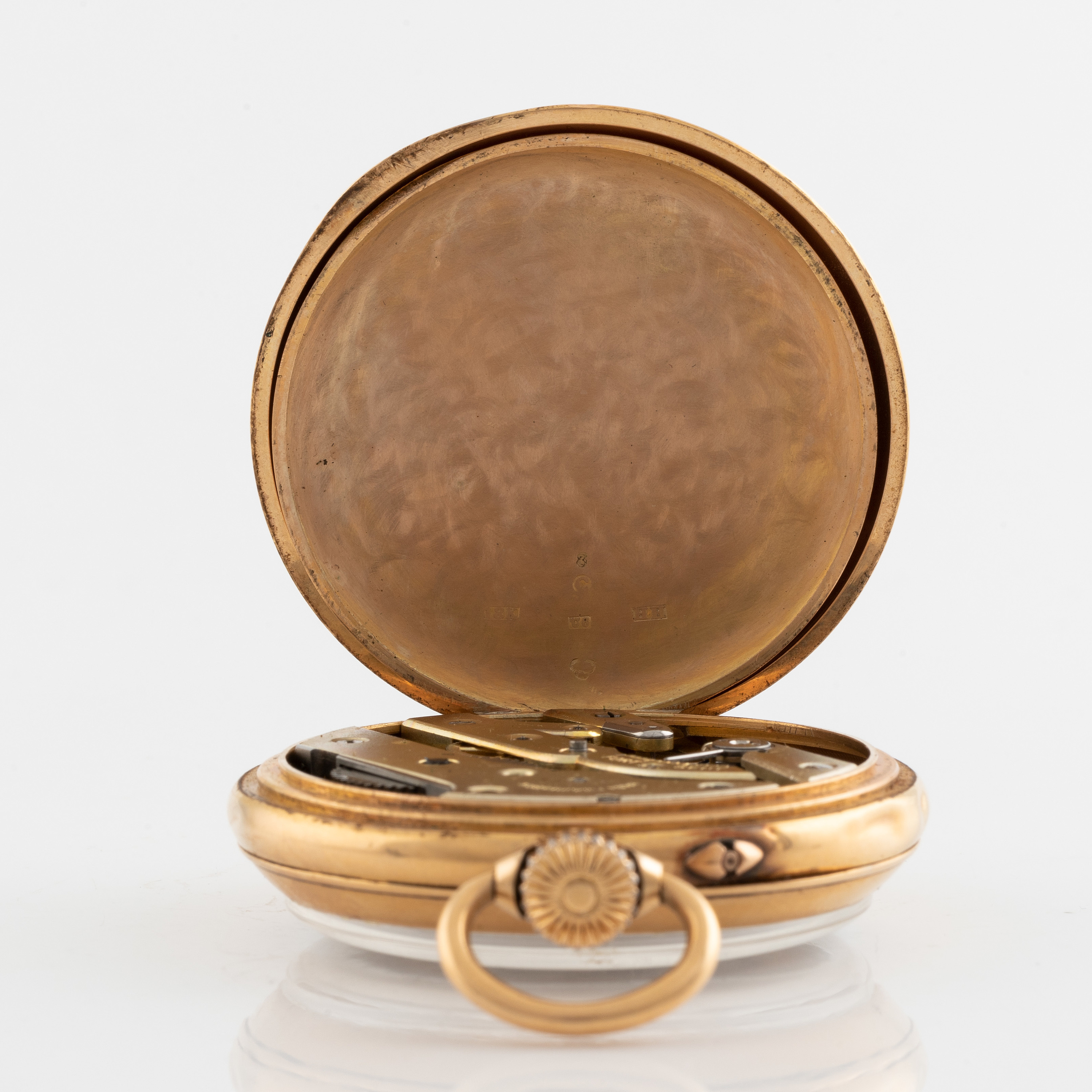 Halda, pocket watch, 18K gold, 50 mm. - Bukowskis