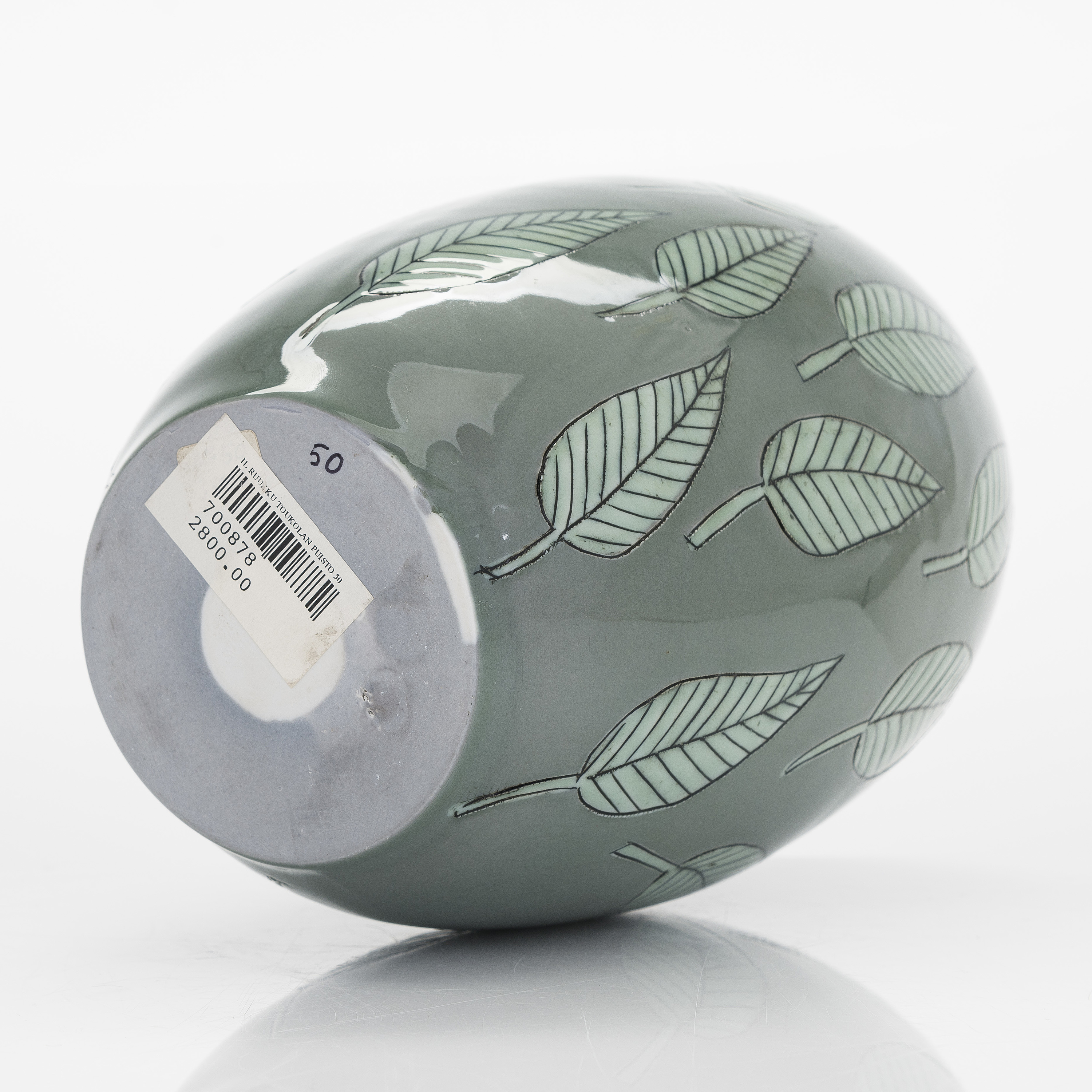 Inkeri Leivo, urna, porslin, signerad Inkeri Leivo Arabia. - Bukowskis