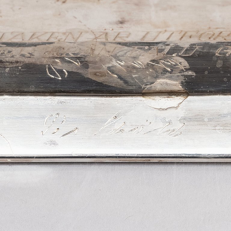 Per Sköld, a four light silver candelabrum, Samuelssons Silversmedja ...