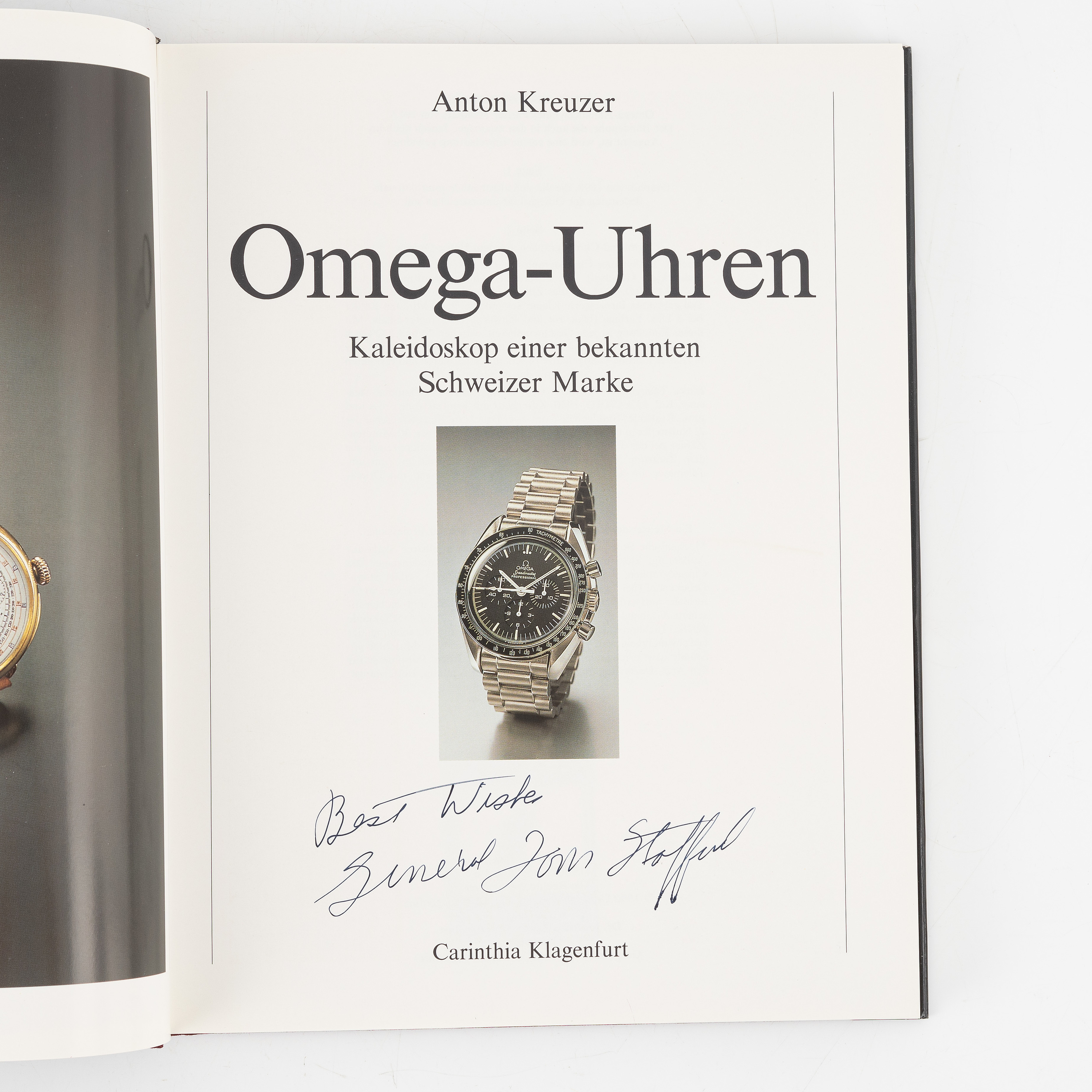 Signed by General John Stafford / OMEGA. - Bukowskis