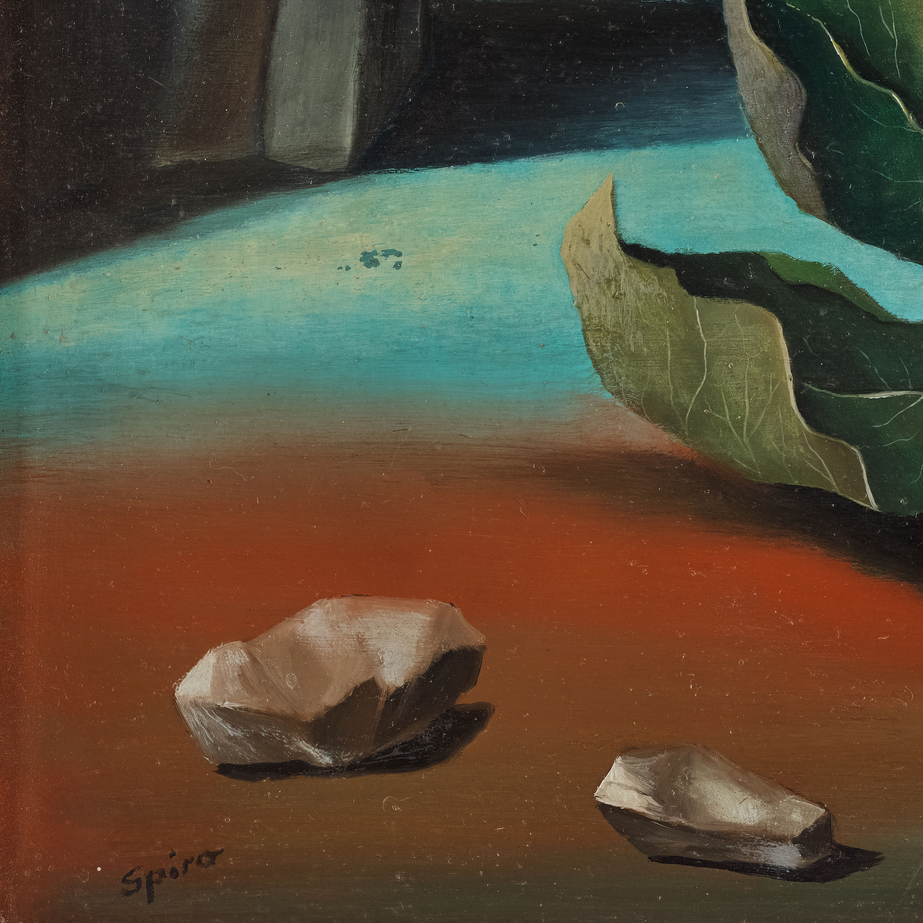 Georges Spiro, Surrealistic composition with figs. - Bukowskis