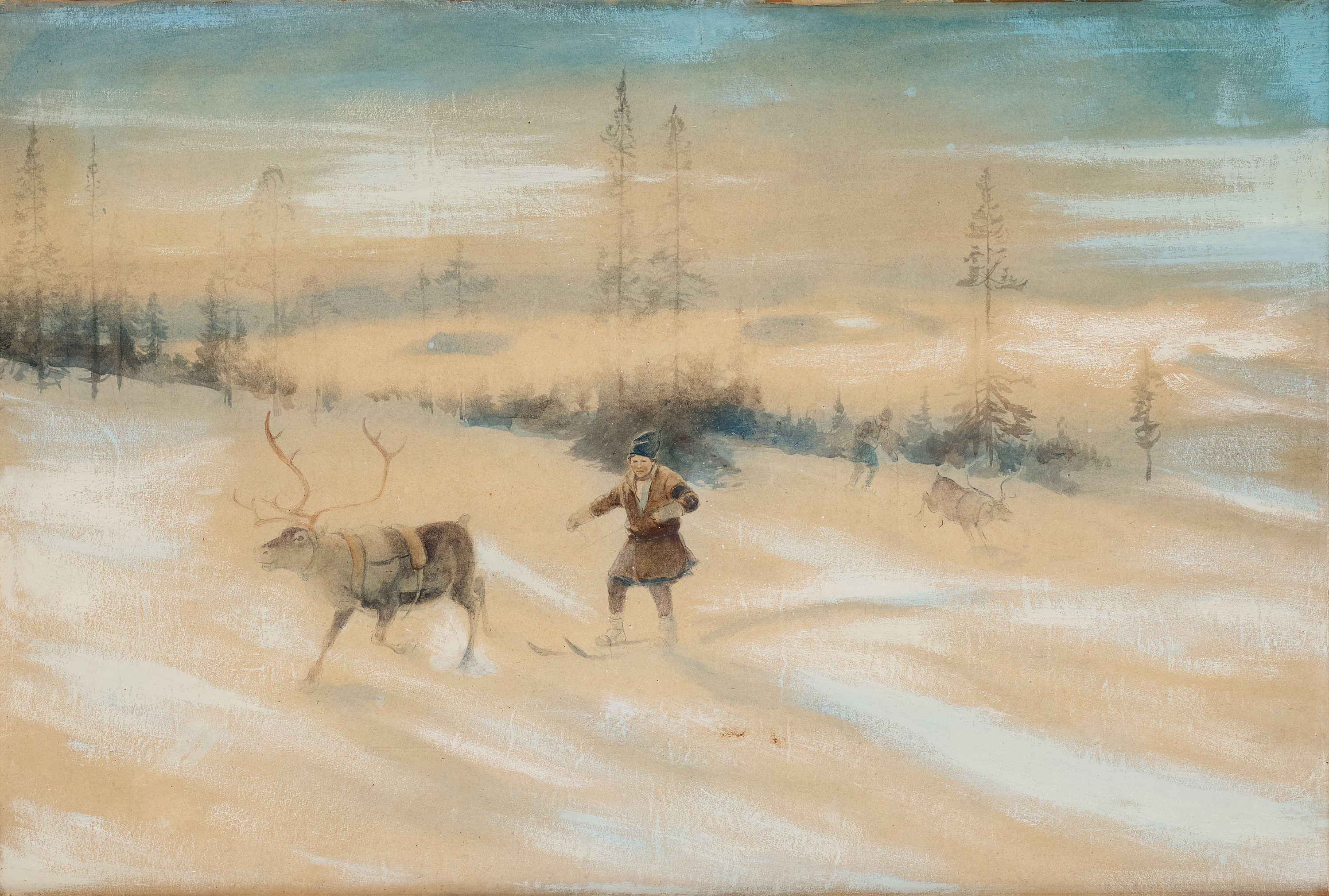 Johan Tirén, Skidåkande same. - Bukowskis