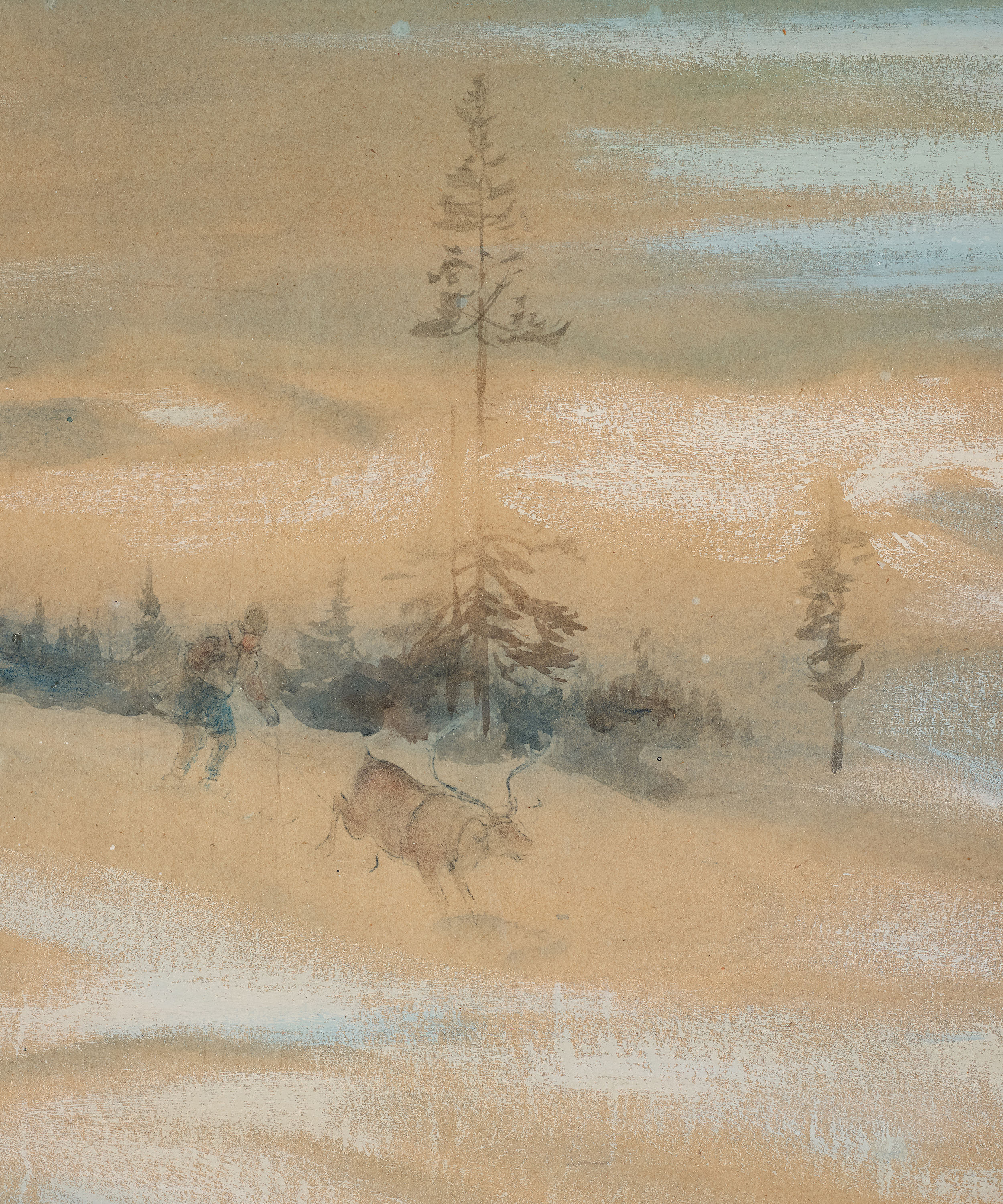 Johan Tirén, Skidåkande same. - Bukowskis